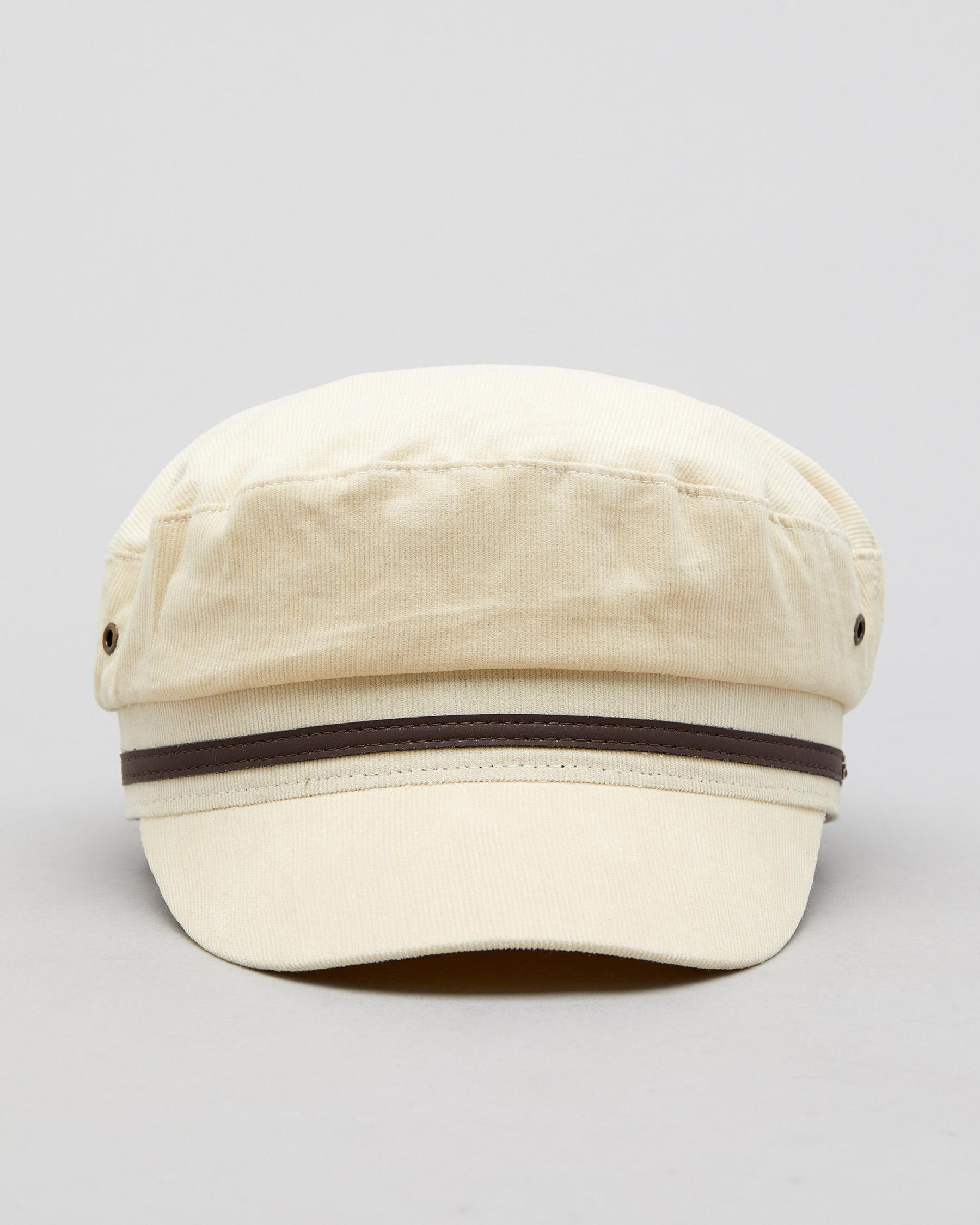 Shop O'Neill Clifton Lieutenant Cap In Sand - Fast Shipping & Easy ...