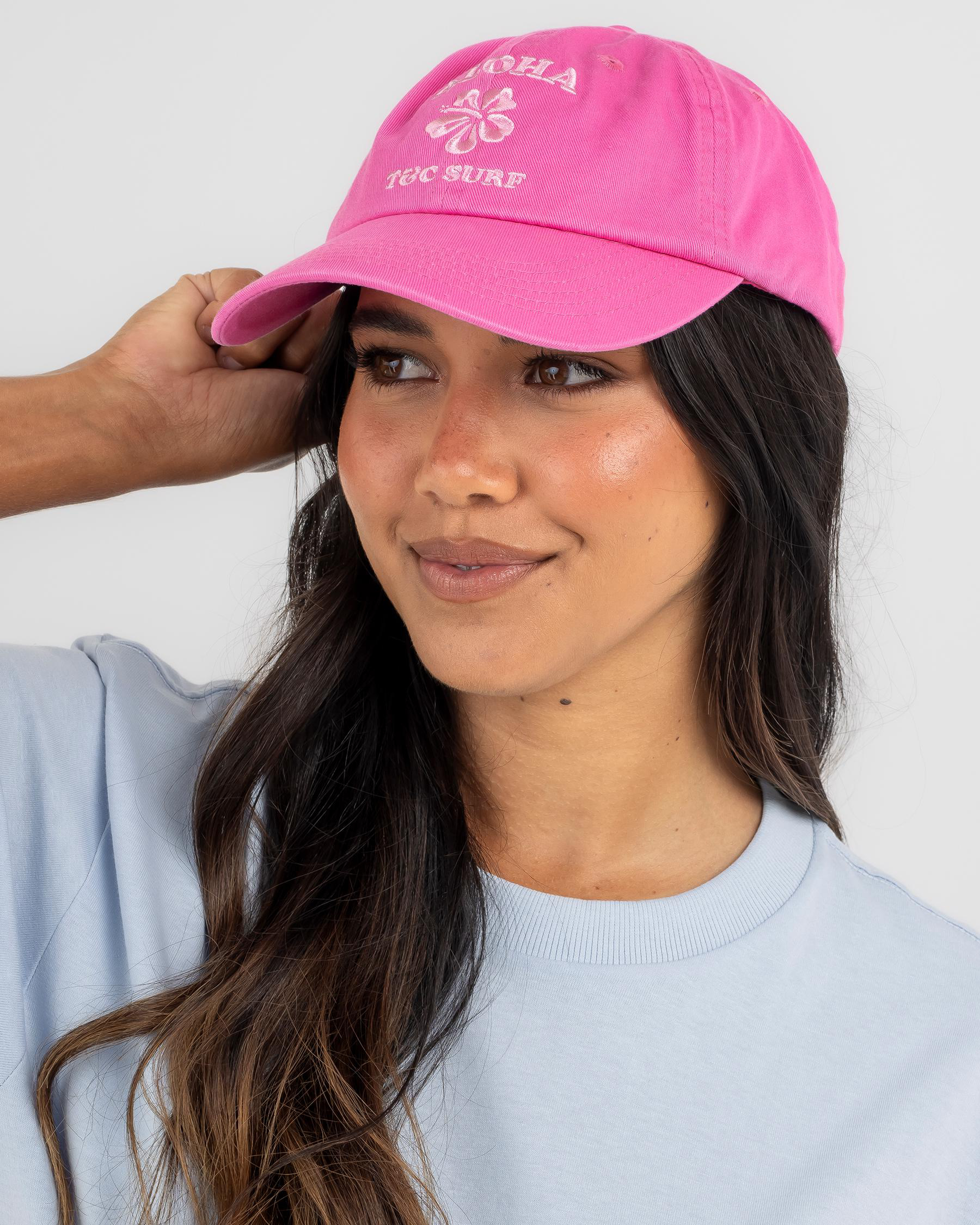 Shop Town & Country Surf Designs Holiday Dad Cap In Washed Pink - Fast ...