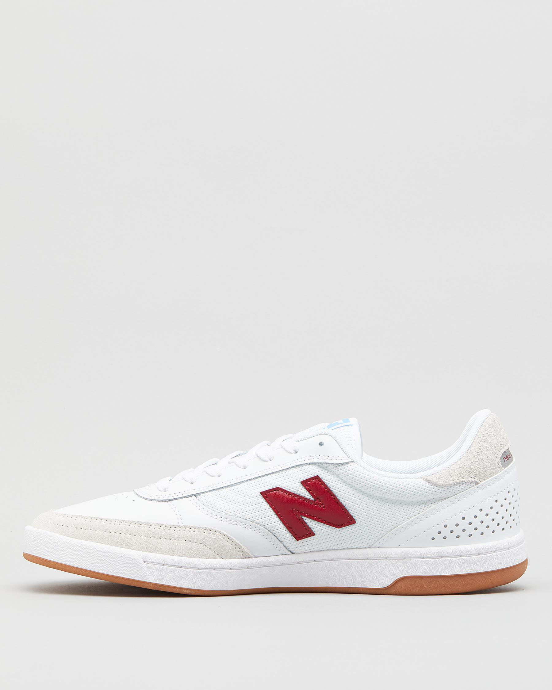 Shop New Balance NB 440 Shoes In White/red - Fast Shipping & Easy ...