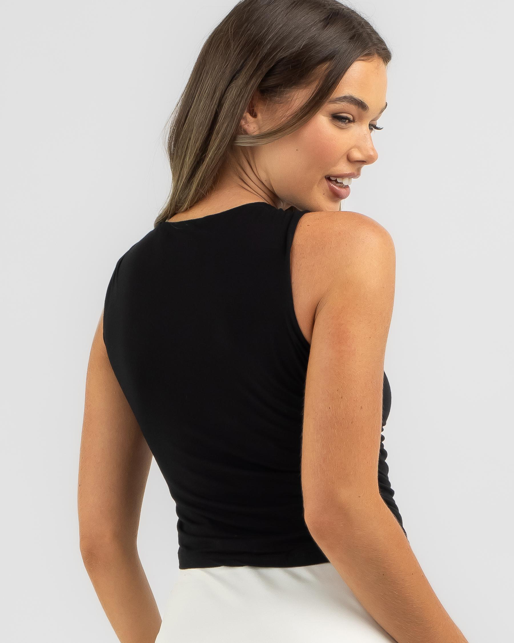 Shop Thanne Allorah Top In Black - Fast Shipping & Easy Returns - City ...