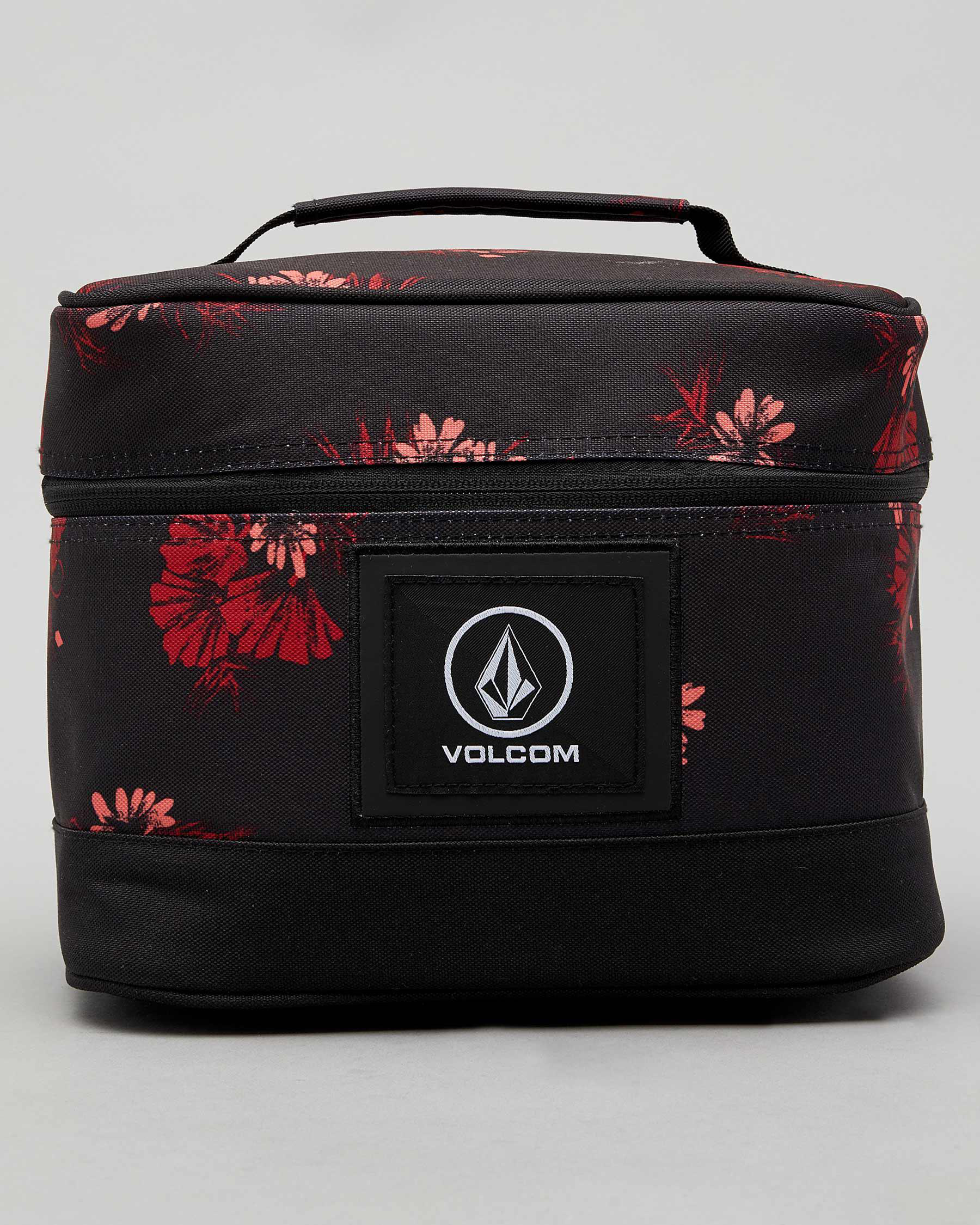 Shop Volcom Patch Attack Deluxe Makeup Case Set In Washed Black - Fast Shipping & Easy Returns ...