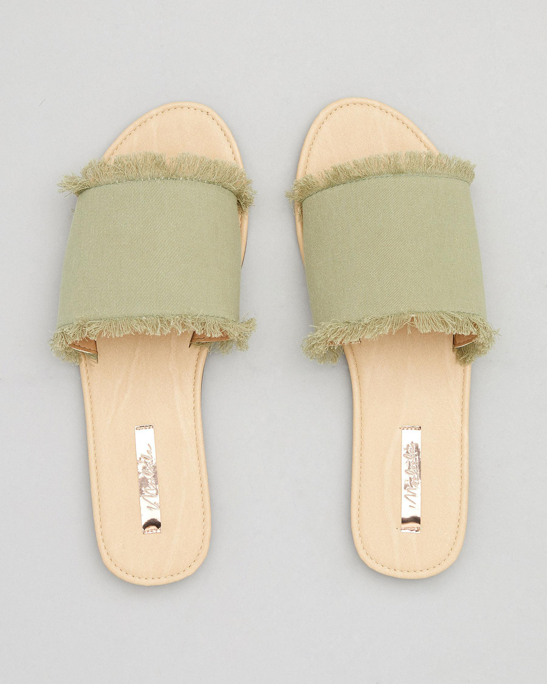 Shop Mooloola Newport Sandals In Sage - Fast Shipping & Easy Returns ...