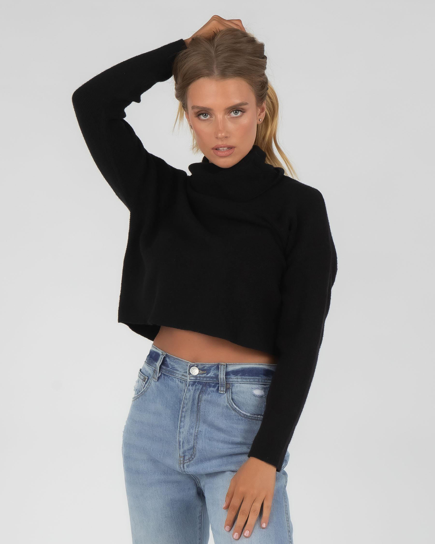 Shop Ava And Ever Ivy League Knit In Black - Fast Shipping & Easy ...