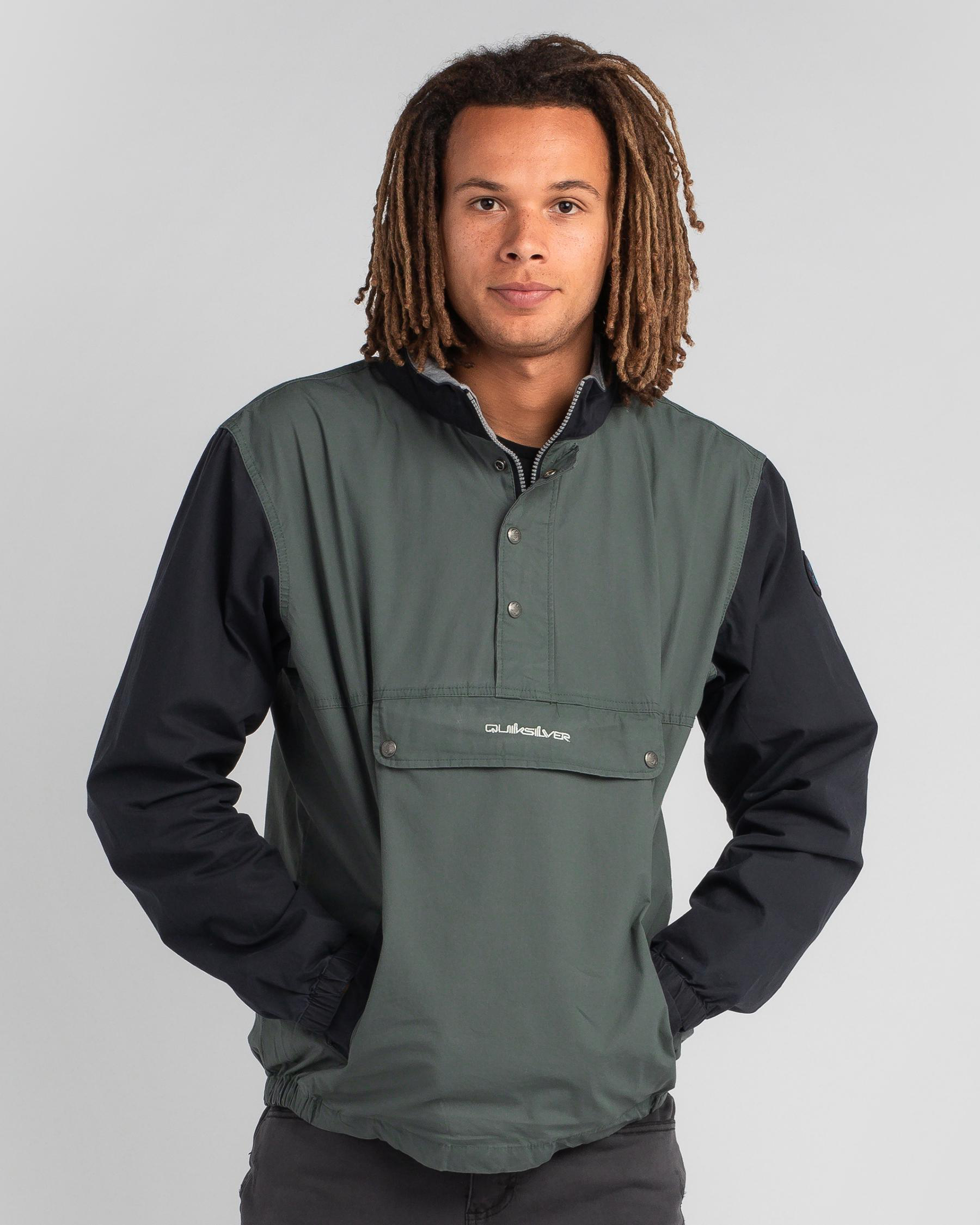 Shop Quiksilver Jump Up Jacket In Black - Fast Shipping & Easy Returns ...