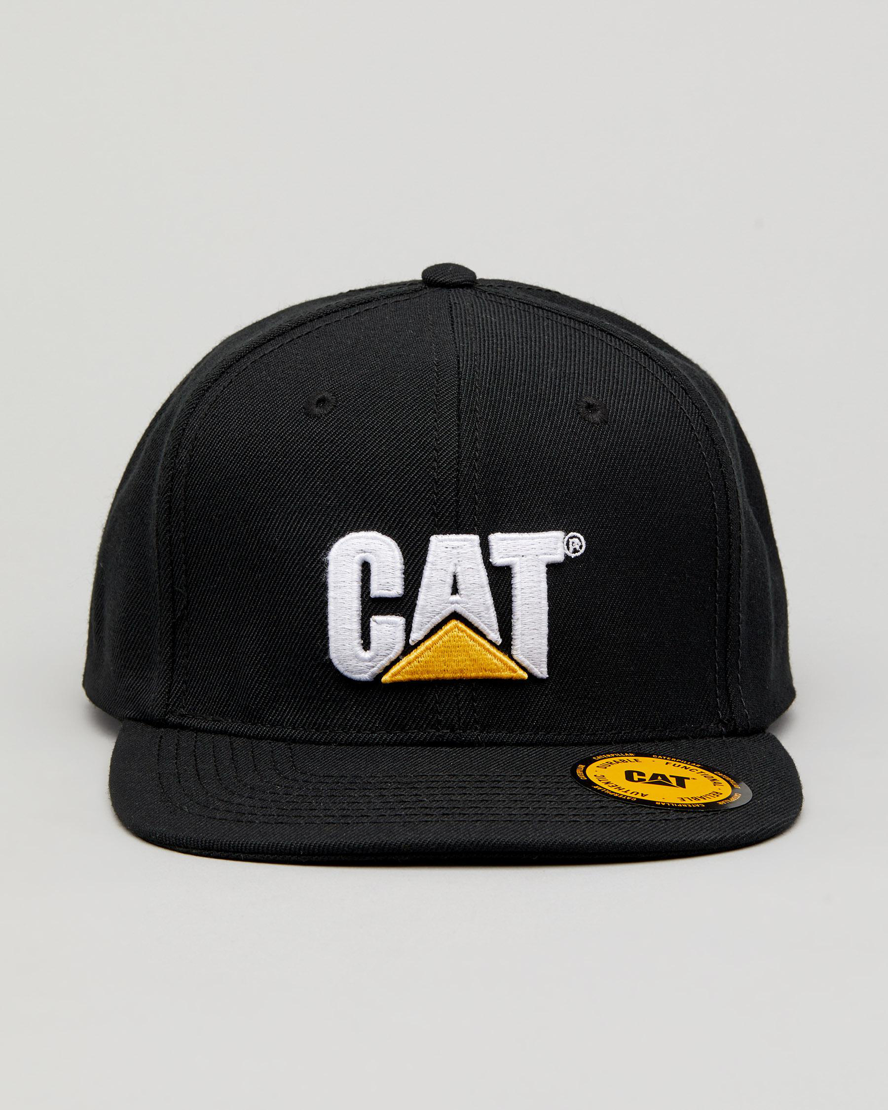 Shop Cat Sheridan Flat Bill Cap In Black - Fast Shipping & Easy Returns ...