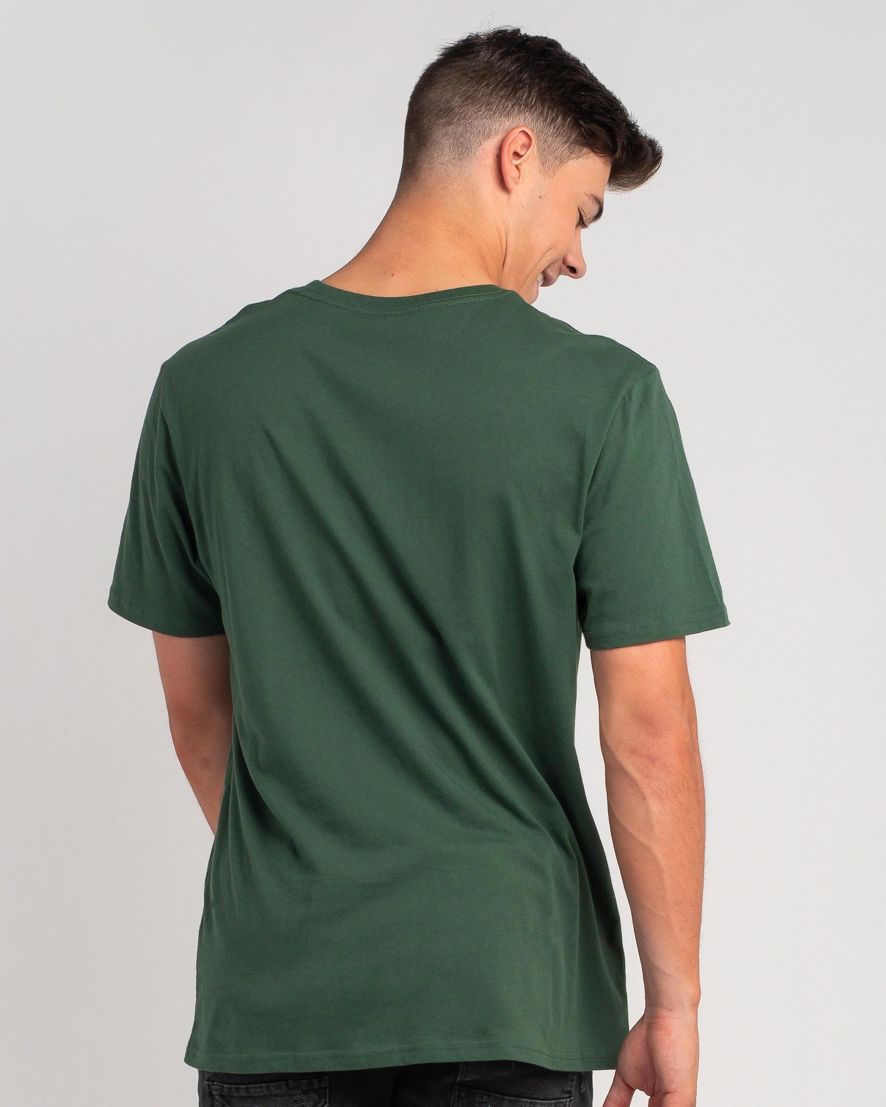 Shop Hurley WSH One and Only Solid T-Shirt In H390 - Fast Shipping ...