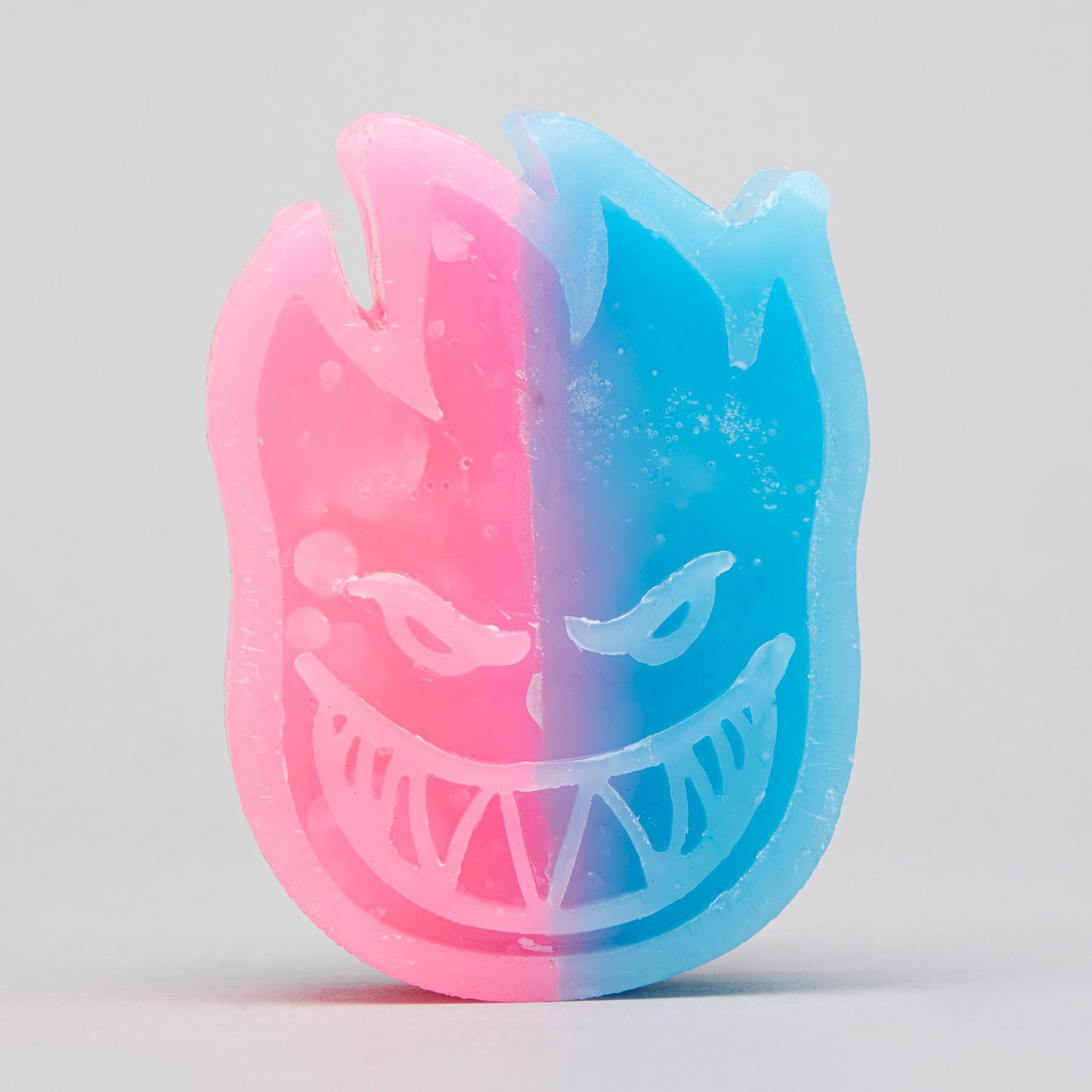 Shop Spitfire Big Head Swirl Skateboard Wax In Pink/blue - Fast ...