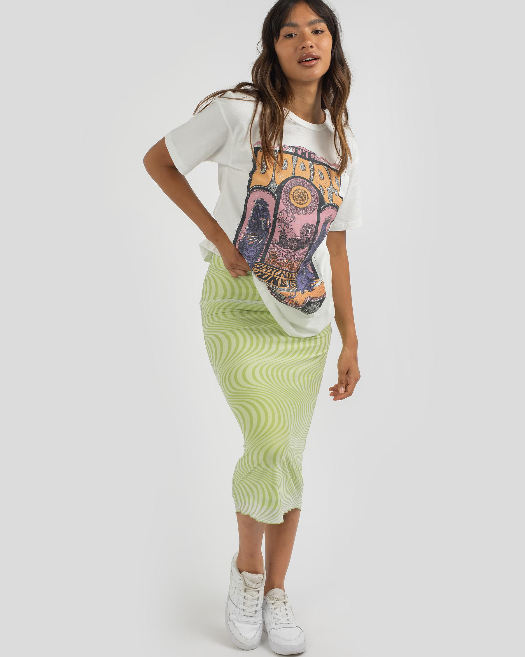 Shop MRKT. The Doors T-Shirt In White - Fast Shipping & Easy Returns ...