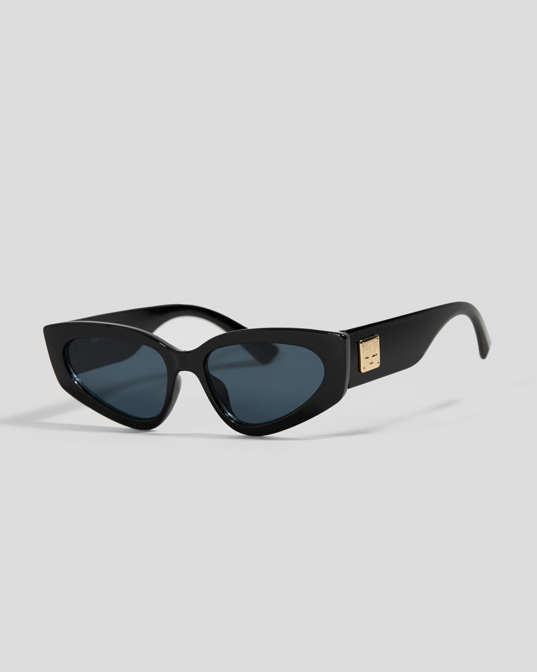 Shop Peta + Jain Alber Sunglasses In Black/smoke - Fast Shipping & Easy ...