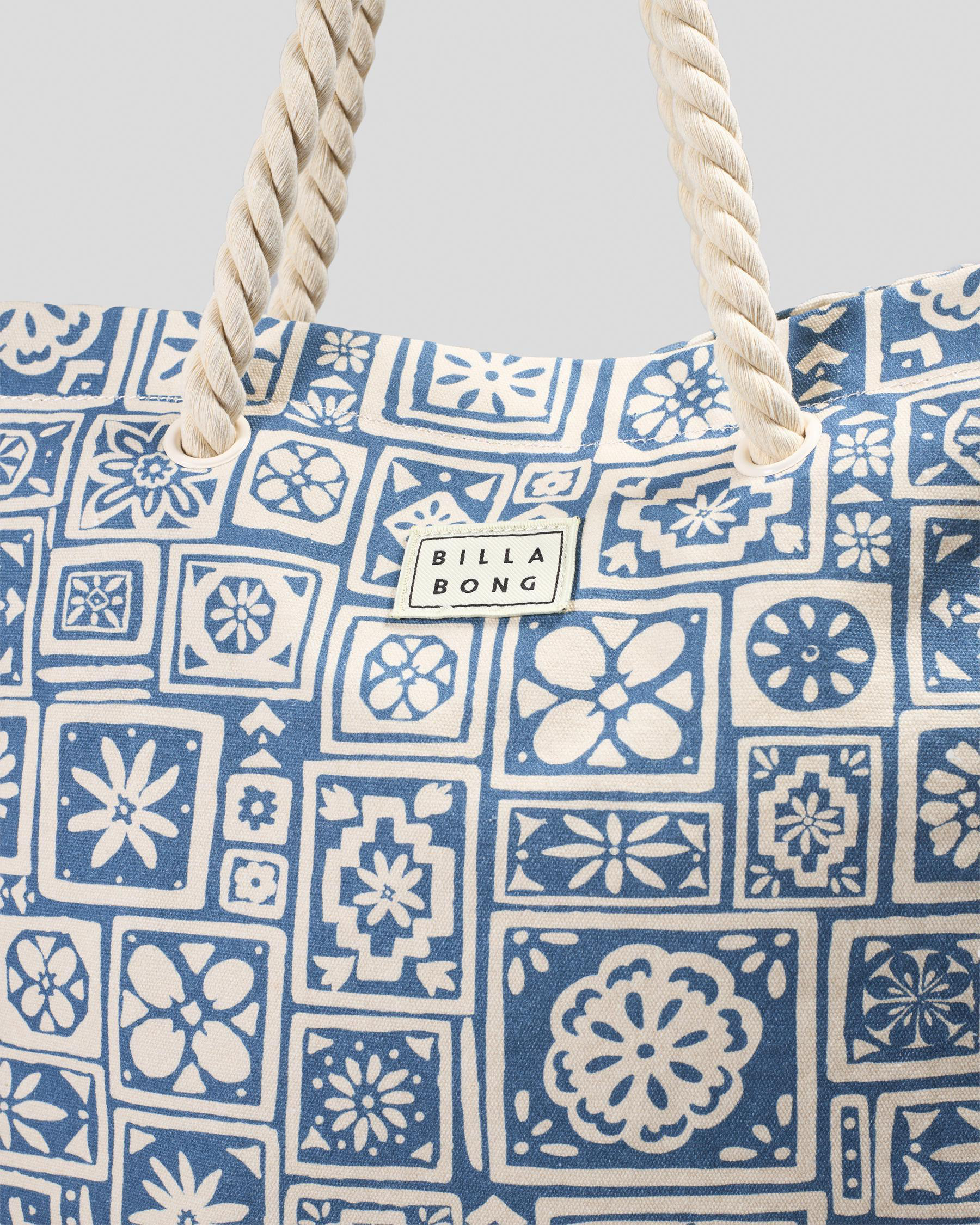 Shop Billabong Down Under Beach Bag In Blue Shadow - Fast Shipping ...