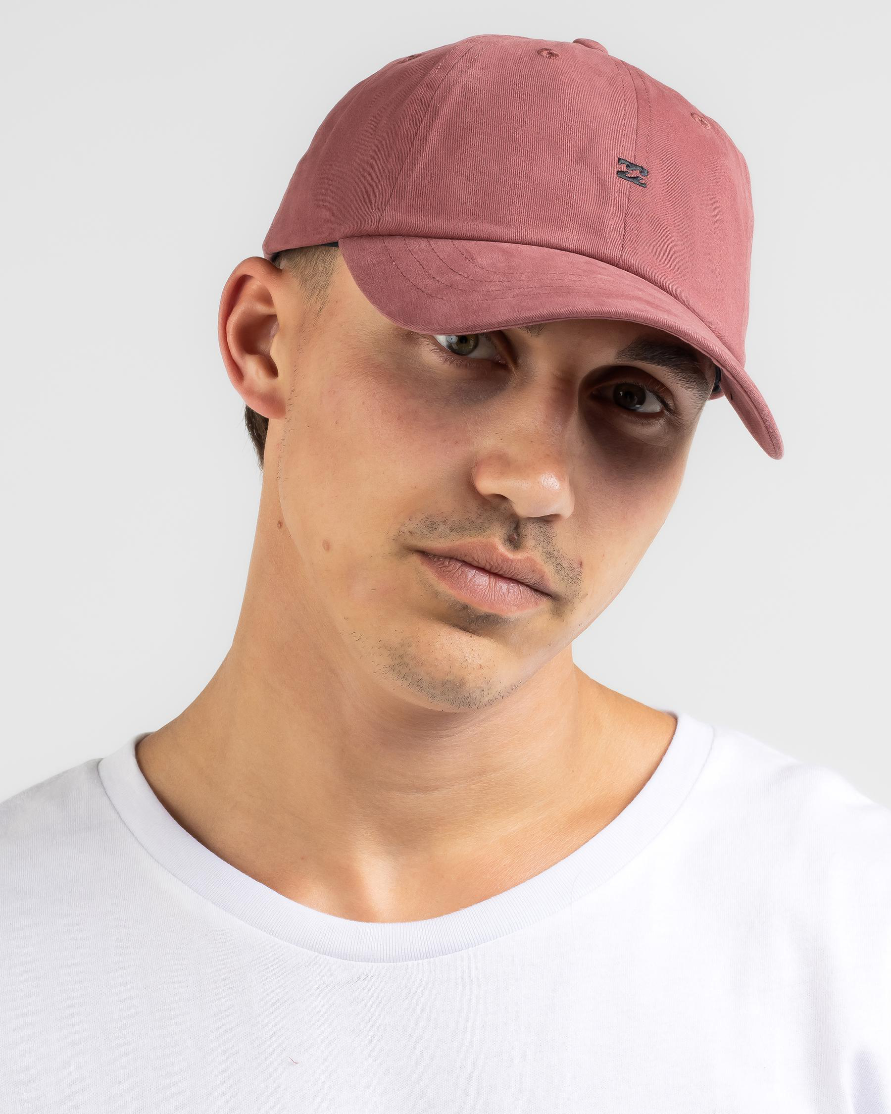 Shop Billabong All Day Lad Cap In Vintage Rose - Fast Shipping & Easy ...