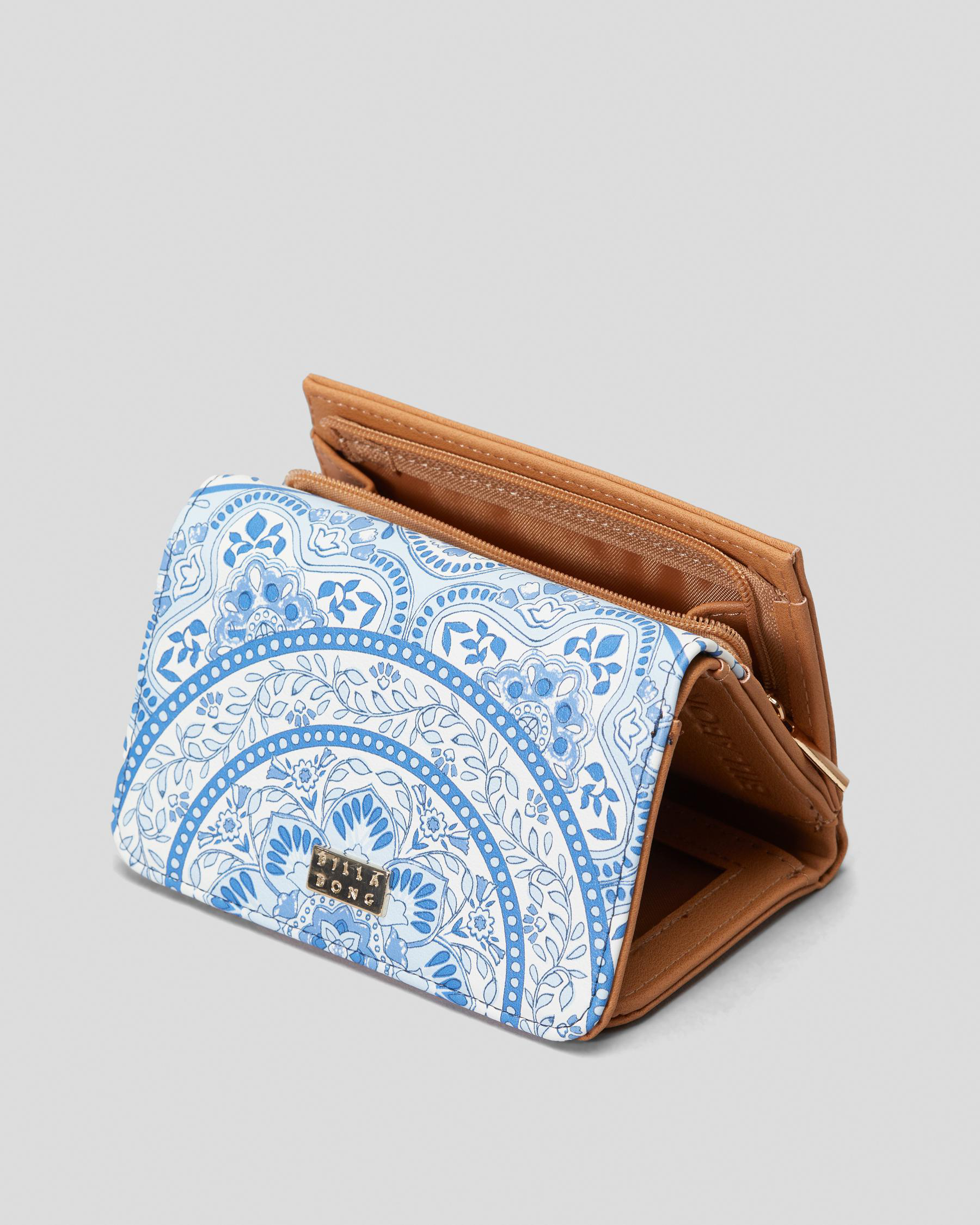 Shop Billabong Summerside Wallet In Light Blue - Fast Shipping & Easy ...