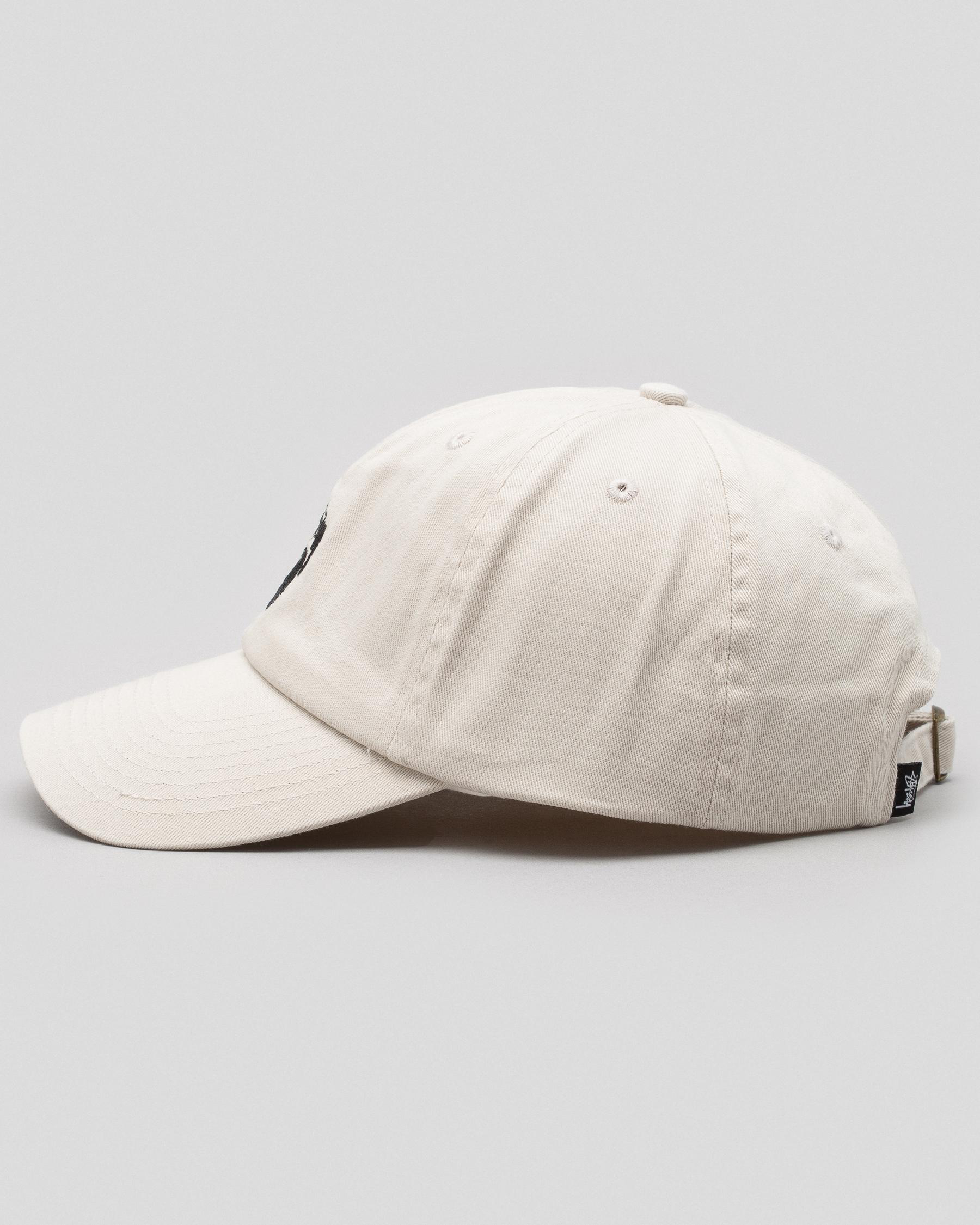 Shop Stussy Stock 8 Ball Low Pro Cap In White Sand - Fast Shipping ...