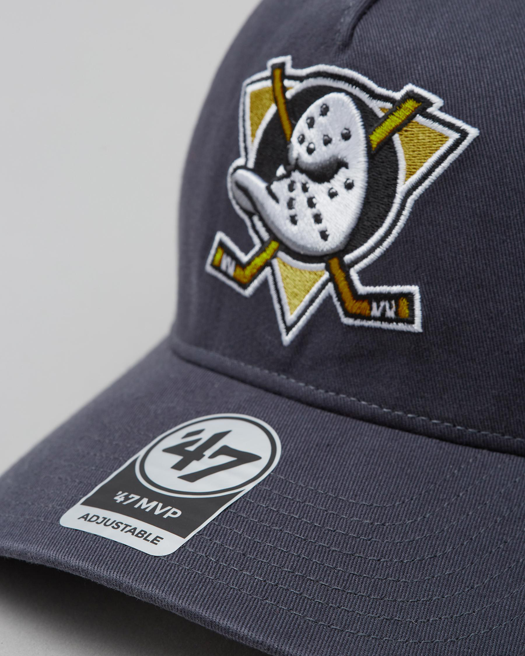 Shop Forty Seven Anaheim Ducks Legend Replica Snap 47 Cap In Vintage ...