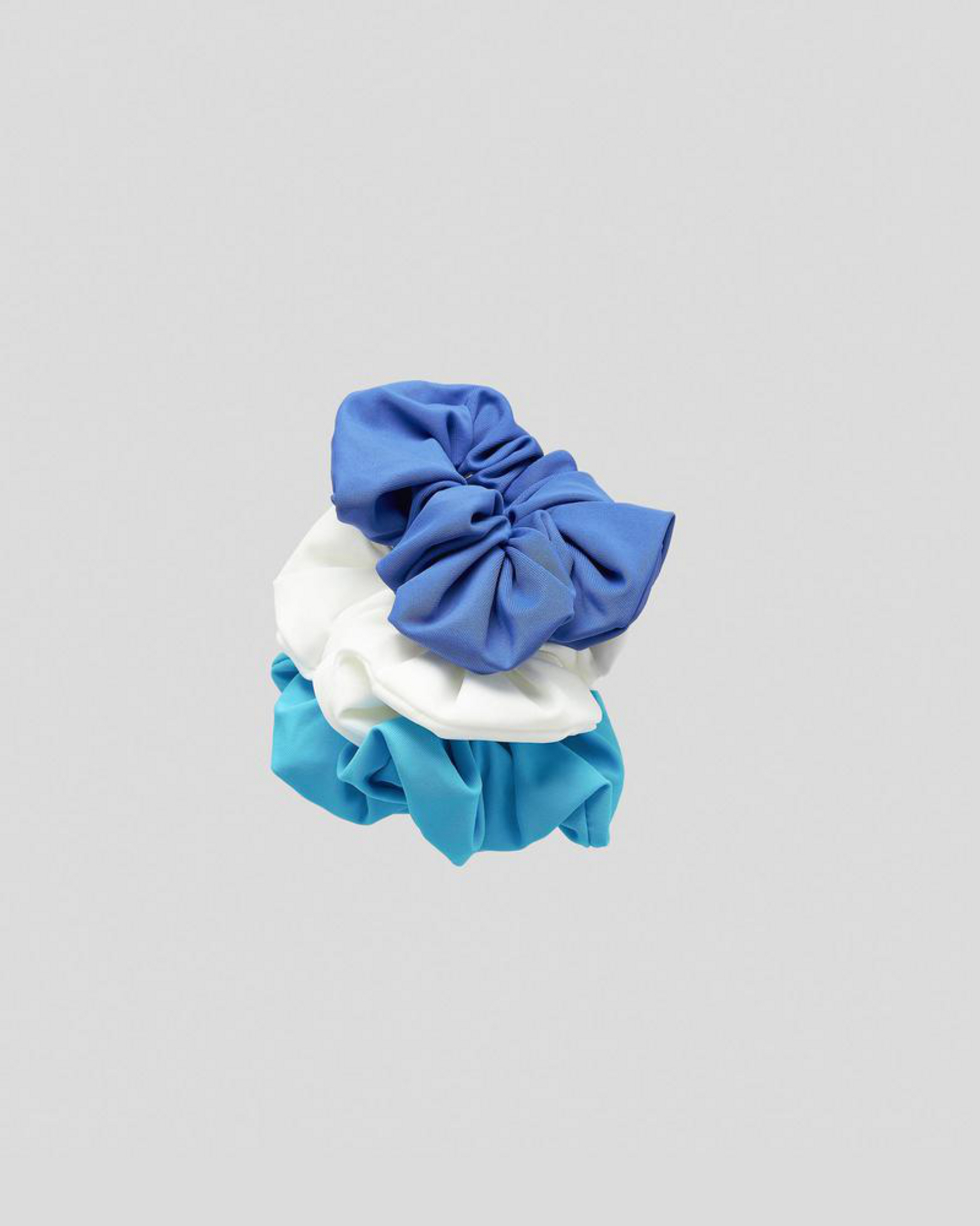 Shop Karyn In LA Stretch It Scrunchie Pack In Blue/white - Fast ...