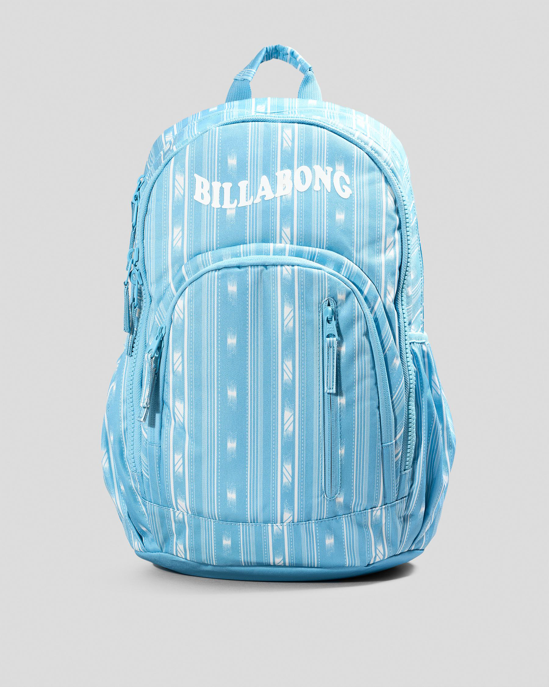 Shop Billabong Gone West Roadie Backpack In Misty Blue - Fast Shipping ...