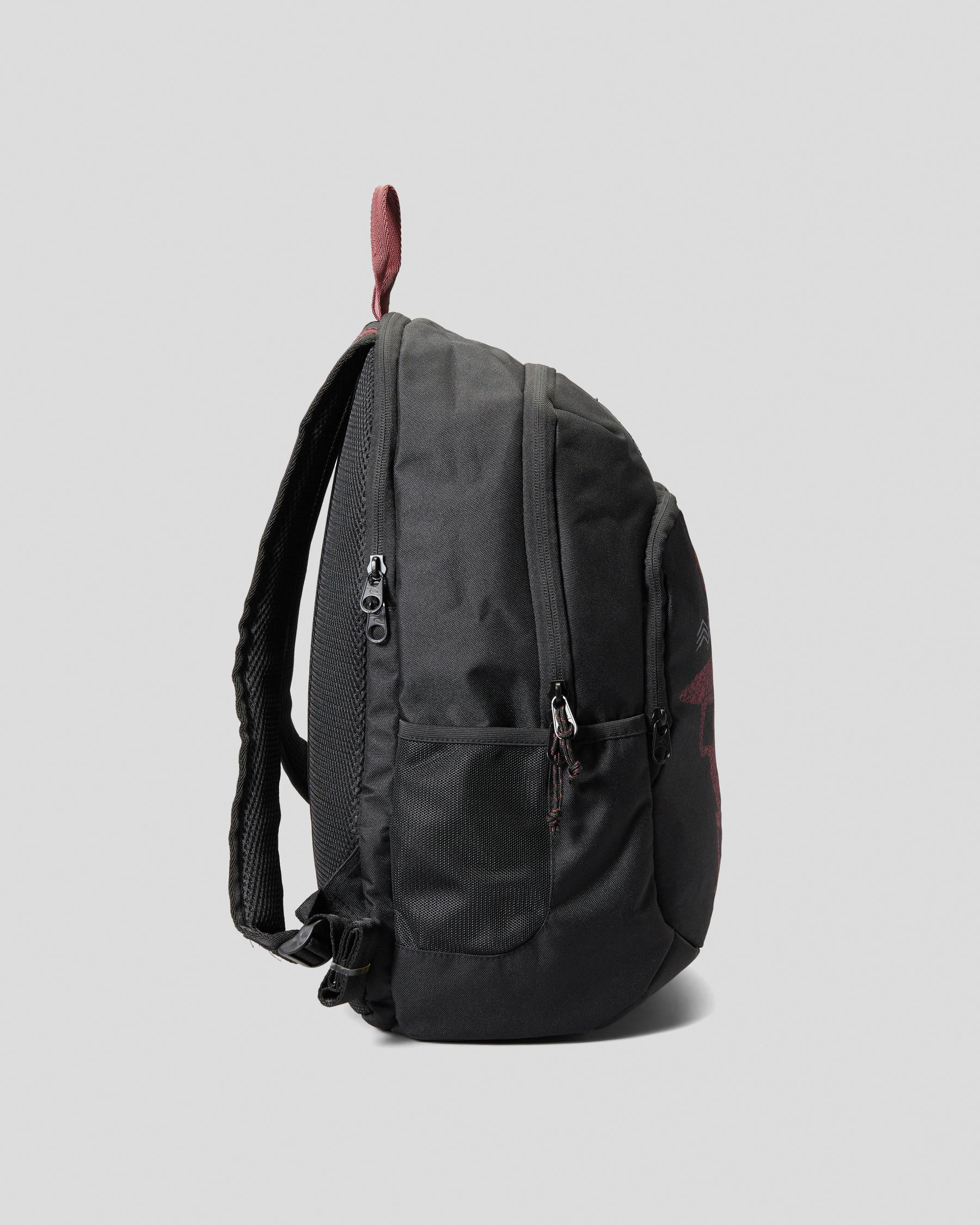 Shop Rip Curl Ozone 30L Solid Rock Backpack In Black - Fast Shipping ...