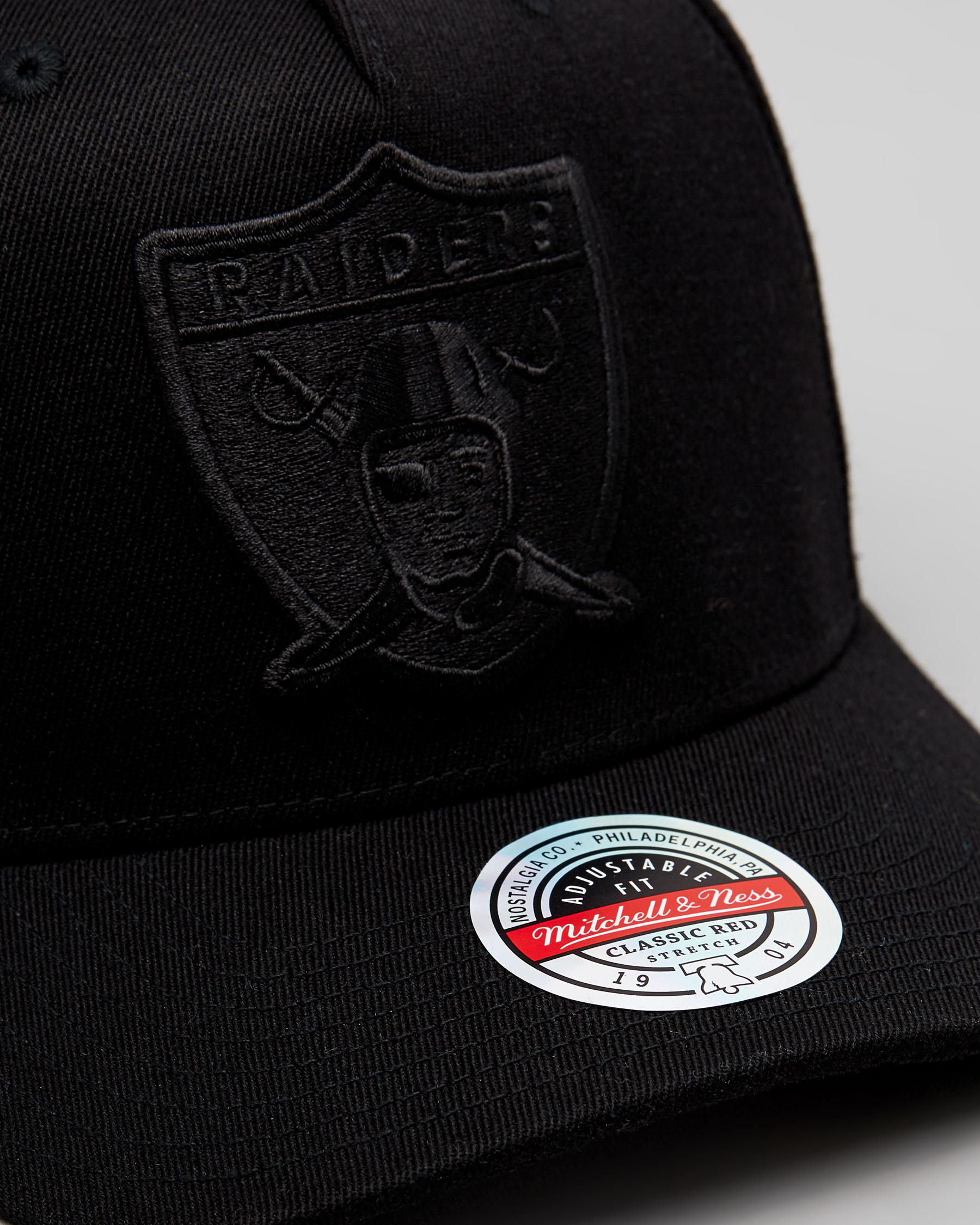 Mitchell & Ness Las Vegas Raiders Interception Pinch Panel Snapback Cap ...