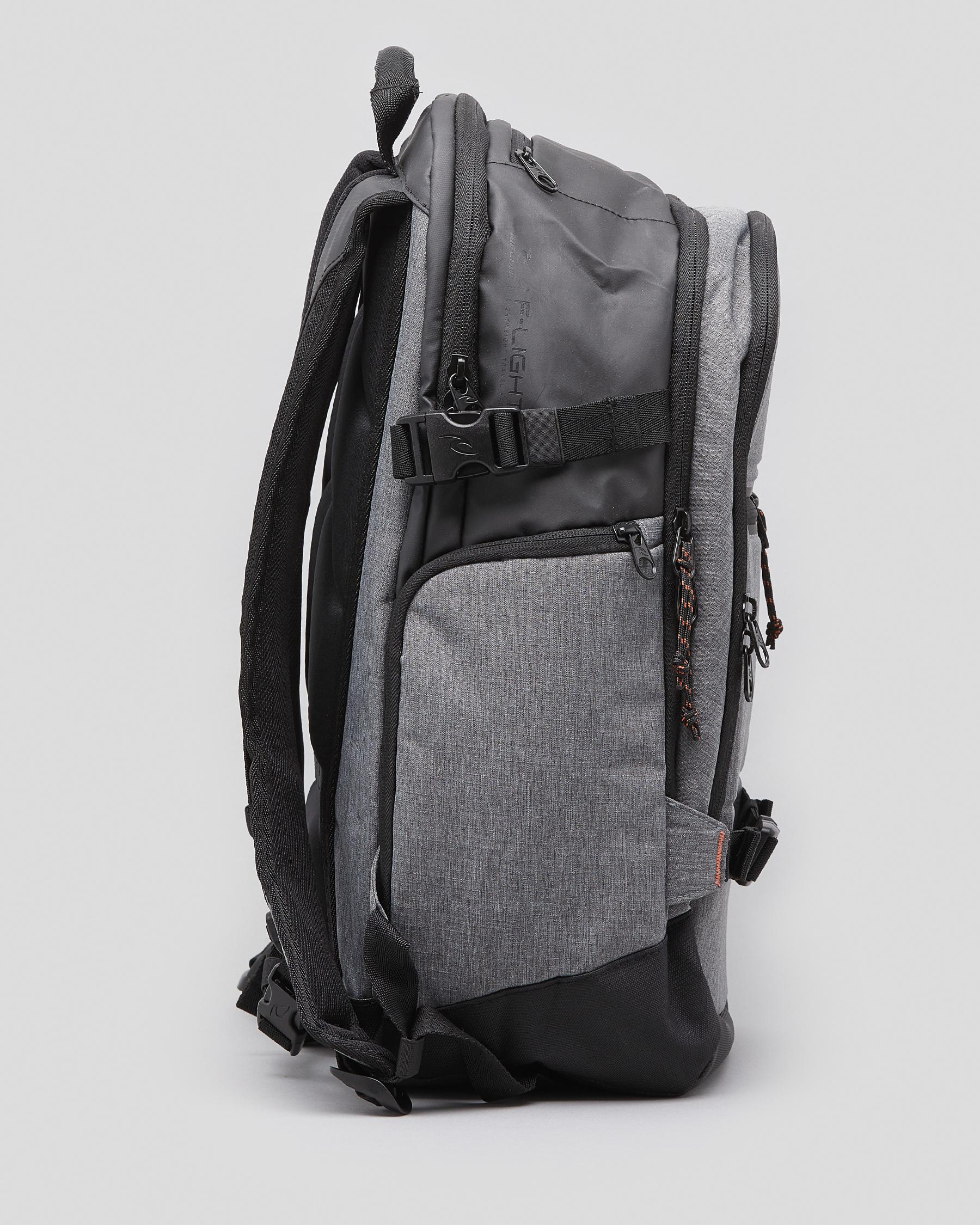 Rip Curl F-Light Posse 34L Hydro Eco Backpack In Grey Heather - FREE ...