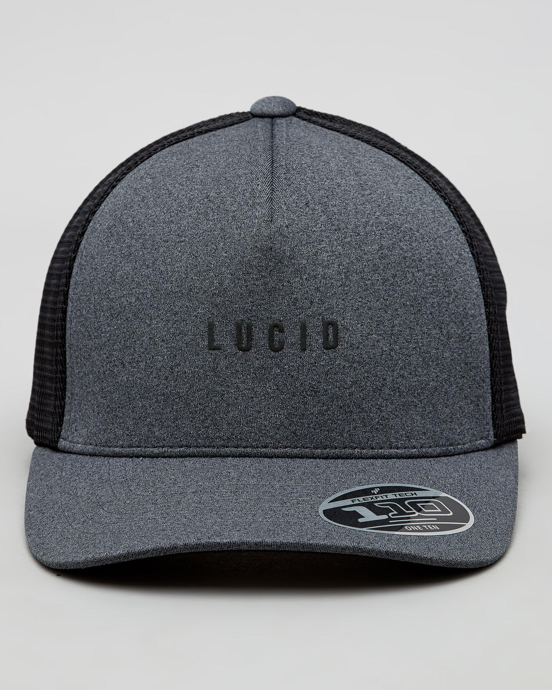 Lucid Unattached Trucker Cap In Charcoal/black - Fast Shipping & Easy ...