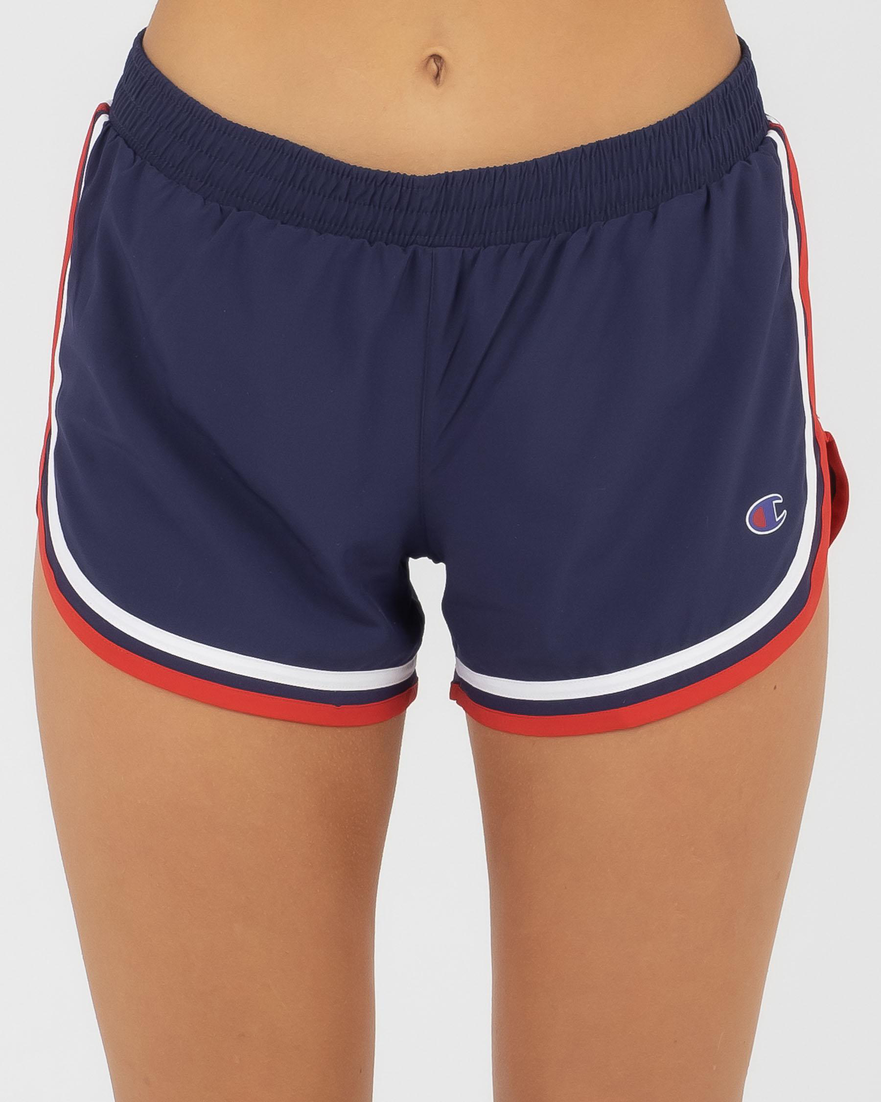 Shop Champion Sport Varsity Board Shorts In Athletic Navy - Fast ...