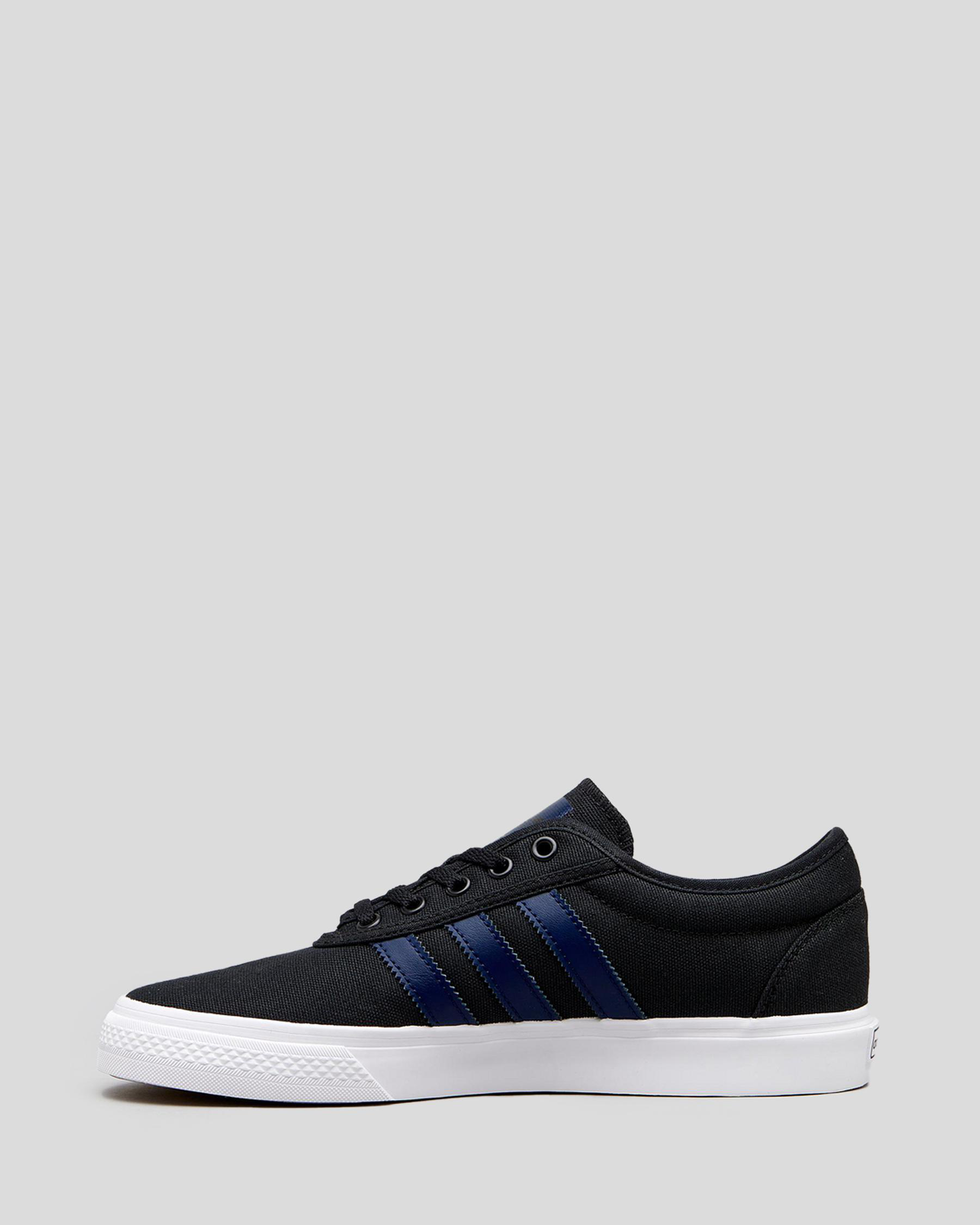 Shop adidas Womens Adi-Ease Shoes In Black/collegiate Navy - Fast ...
