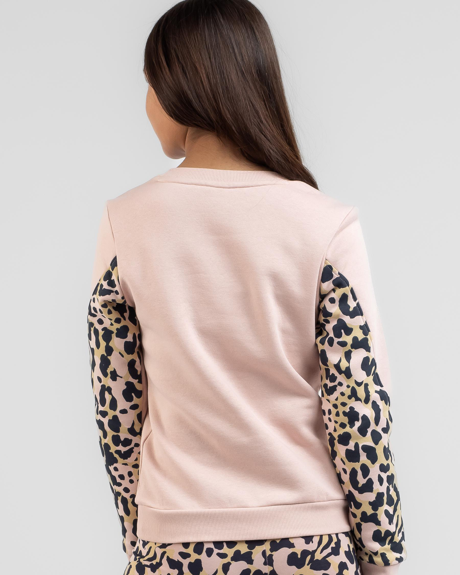 Shop Puma Girls' Alpha Sweatshirt In Rose Quartz - Fast Shipping & Easy ...