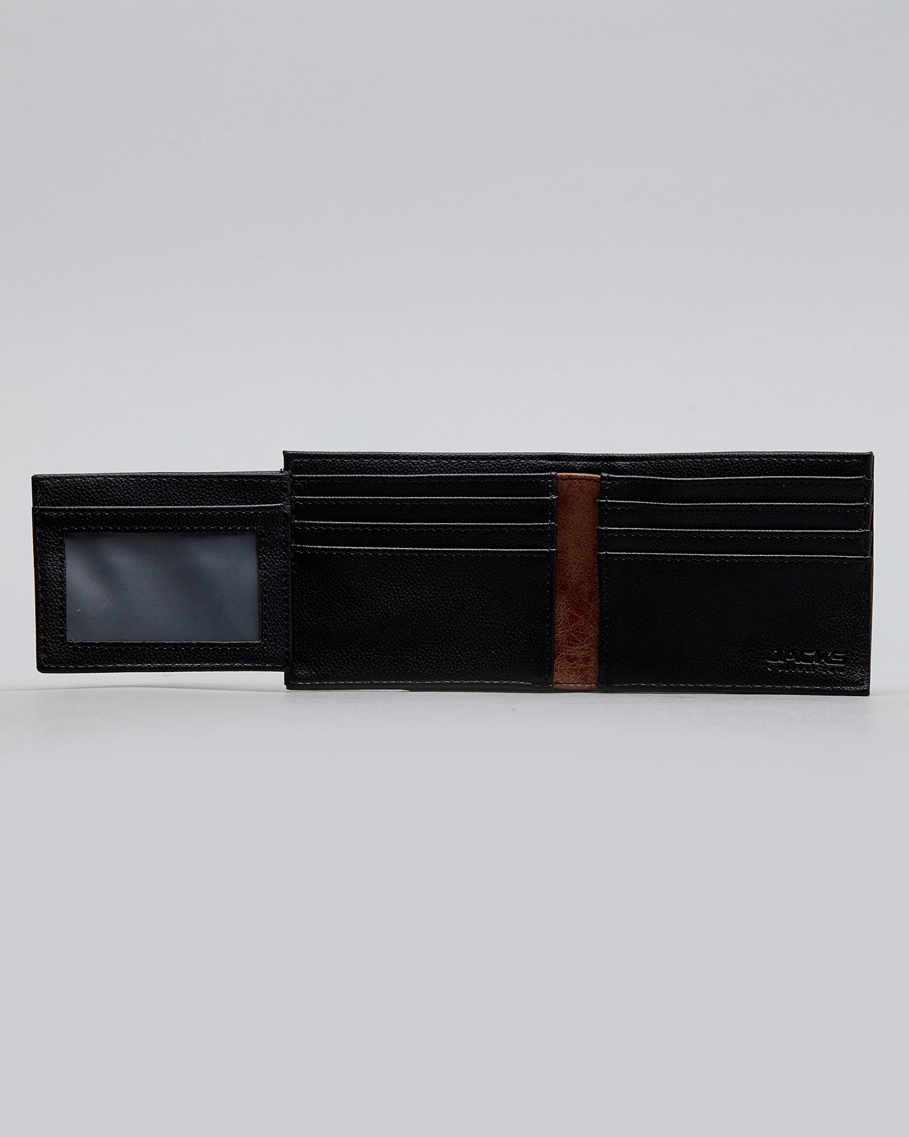 Shop Jacks Due Wallet In Black/ Brown - Fast Shipping & Easy Returns ...