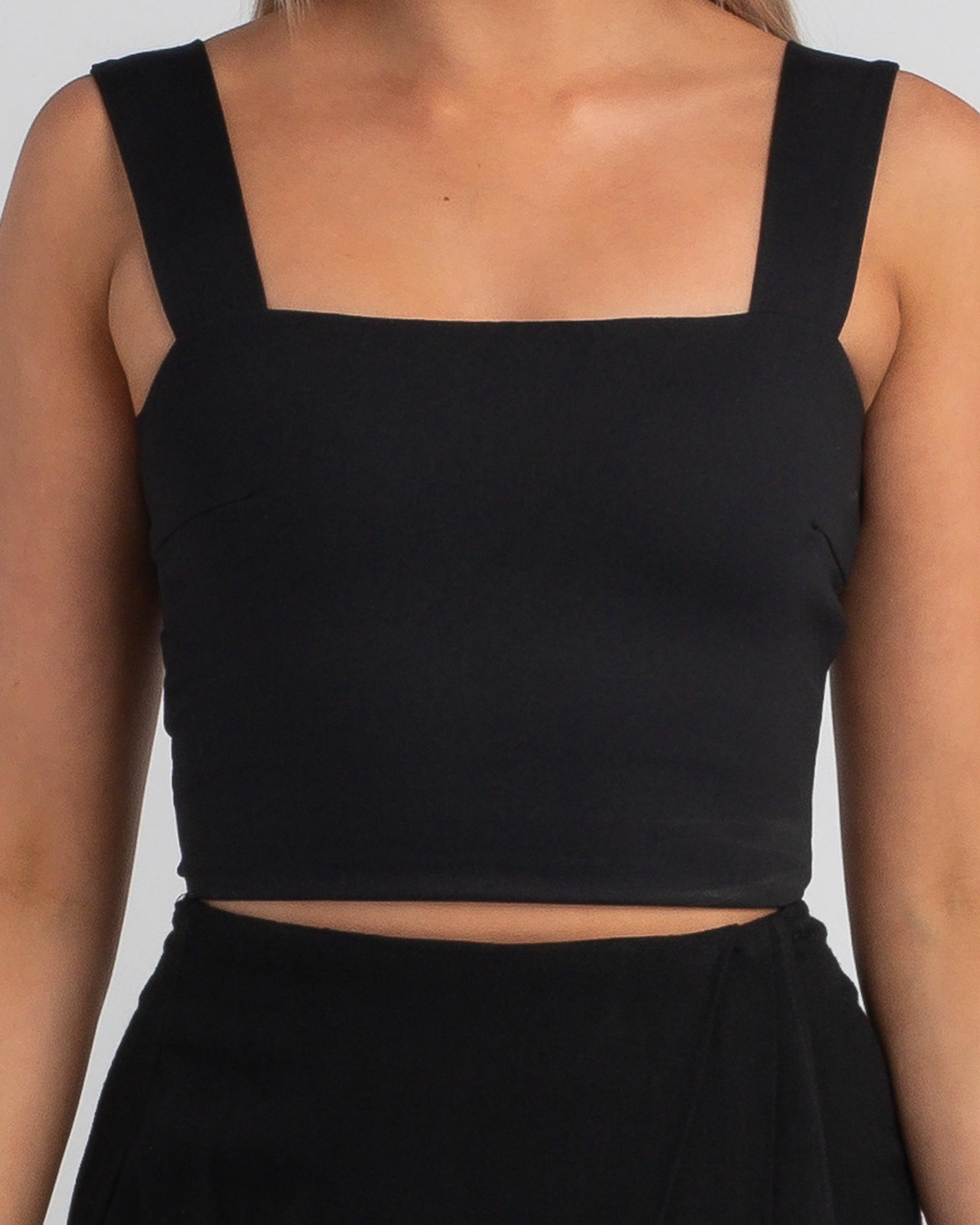 Shop Ava And Ever Icon Crop Top In Black - Fast Shipping & Easy Returns ...