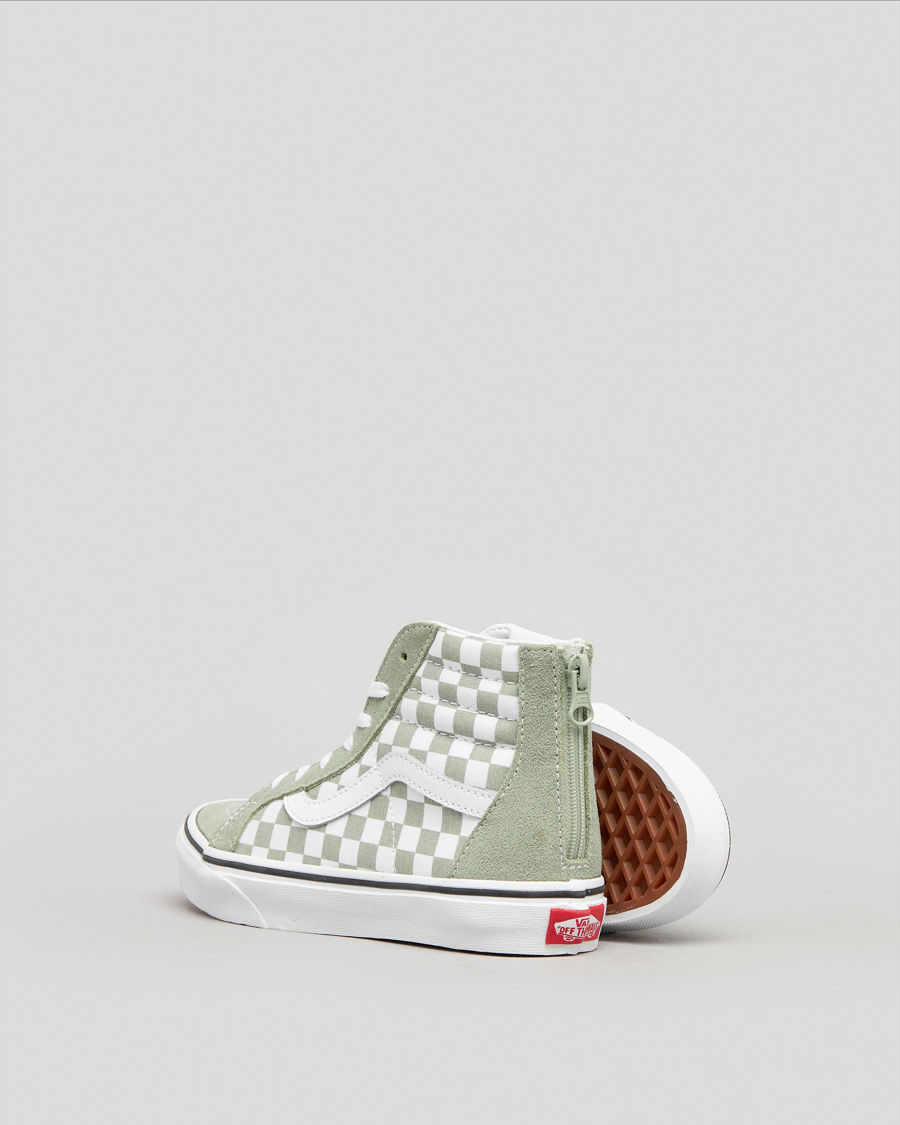 Shop Vans Girls' Sk8-Hi Top Shoes In Desert Sage - Fast Shipping & Easy ...