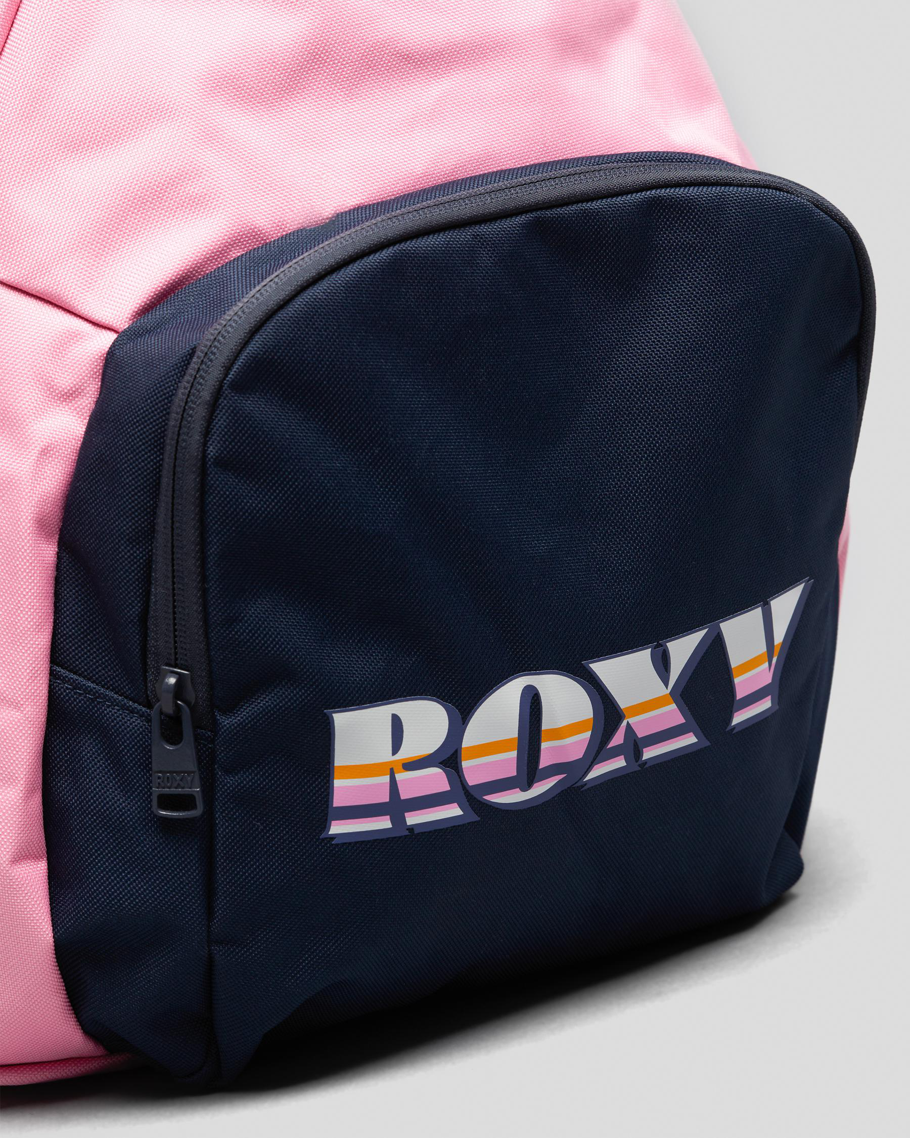 Shop Roxy Shadow Swell Solid Backpack In Mood Indigo - Fast Shipping ...