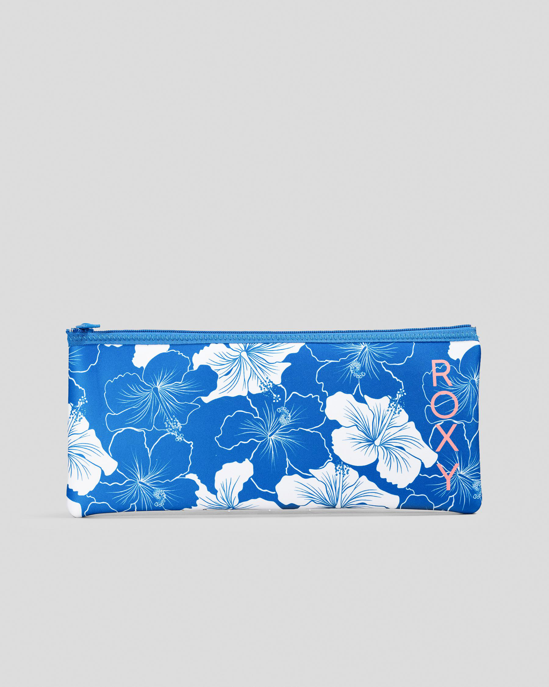 Shop Roxy Happy Wednesday Small Pencil Case In Nebulas Blue Happy ...