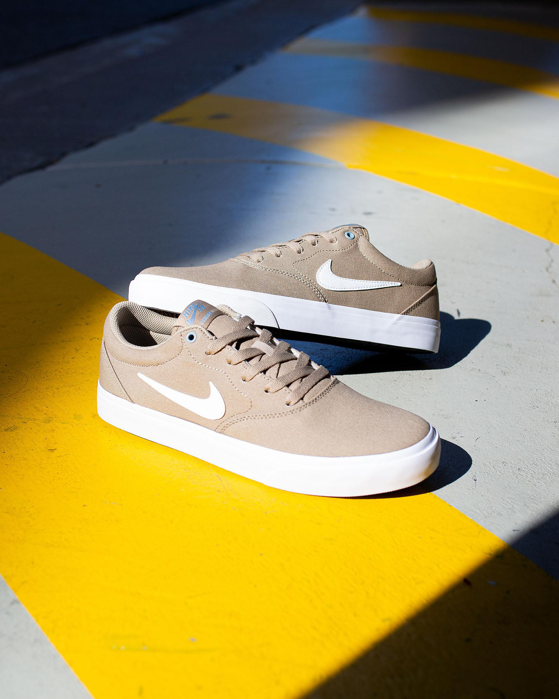 Shop Nike Charge Shoes In Khaki/white - Fast Shipping & Easy Returns ...