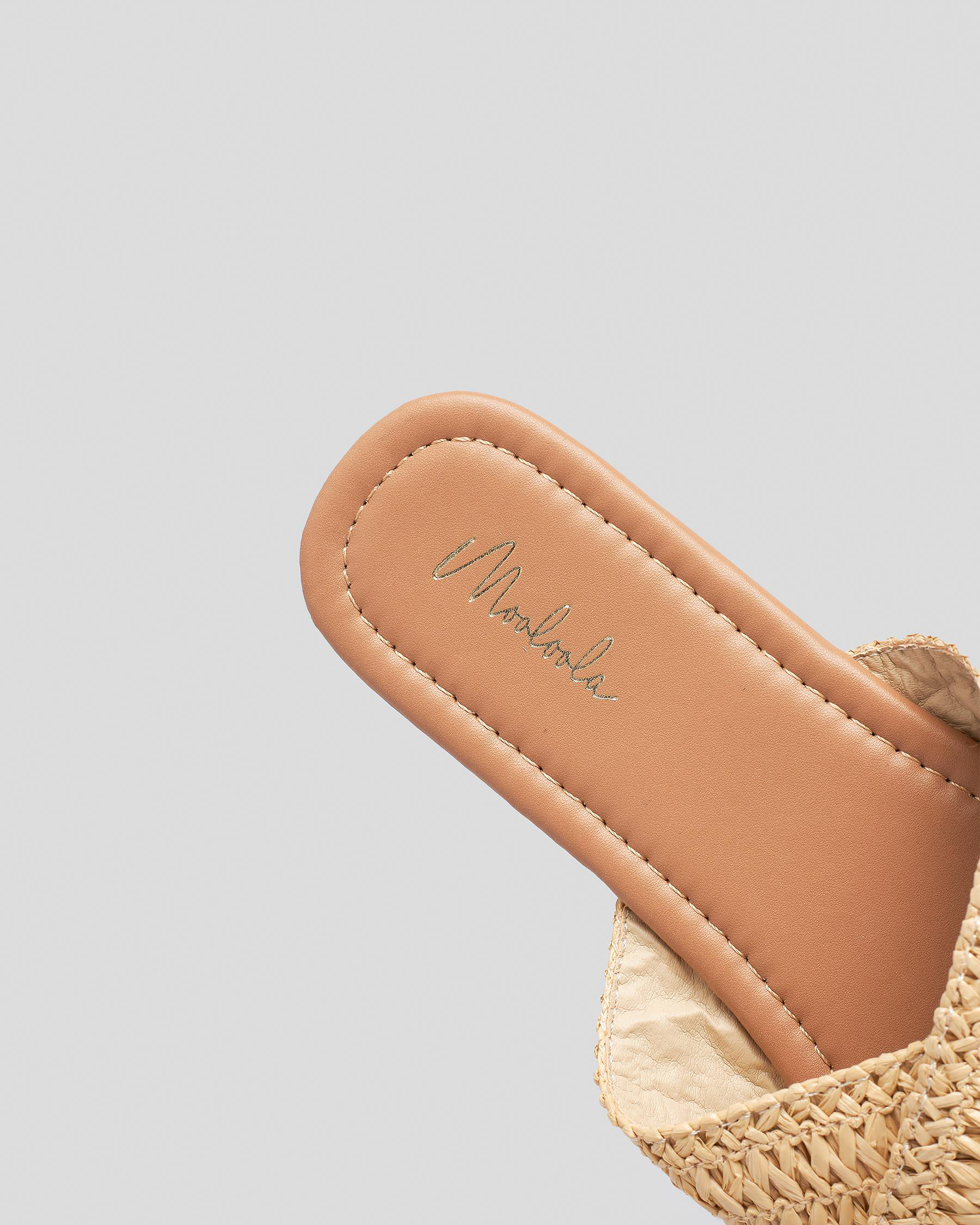 Shop Mooloola Tribeca Sandals In Natural - Fast Shipping & Easy Returns ...