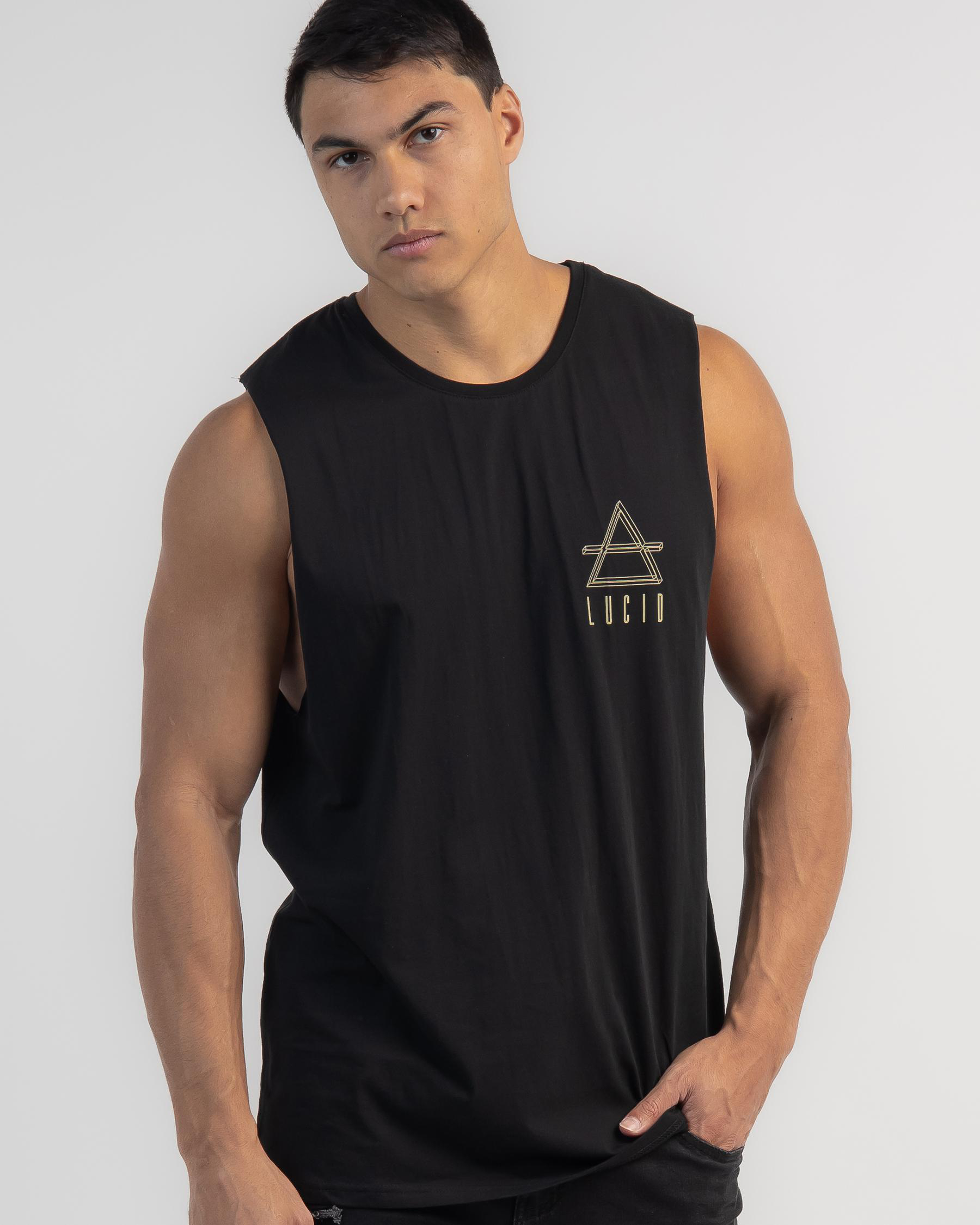 Shop Lucid Vexed Muscle Tank In Black - Fast Shipping & Easy Returns ...