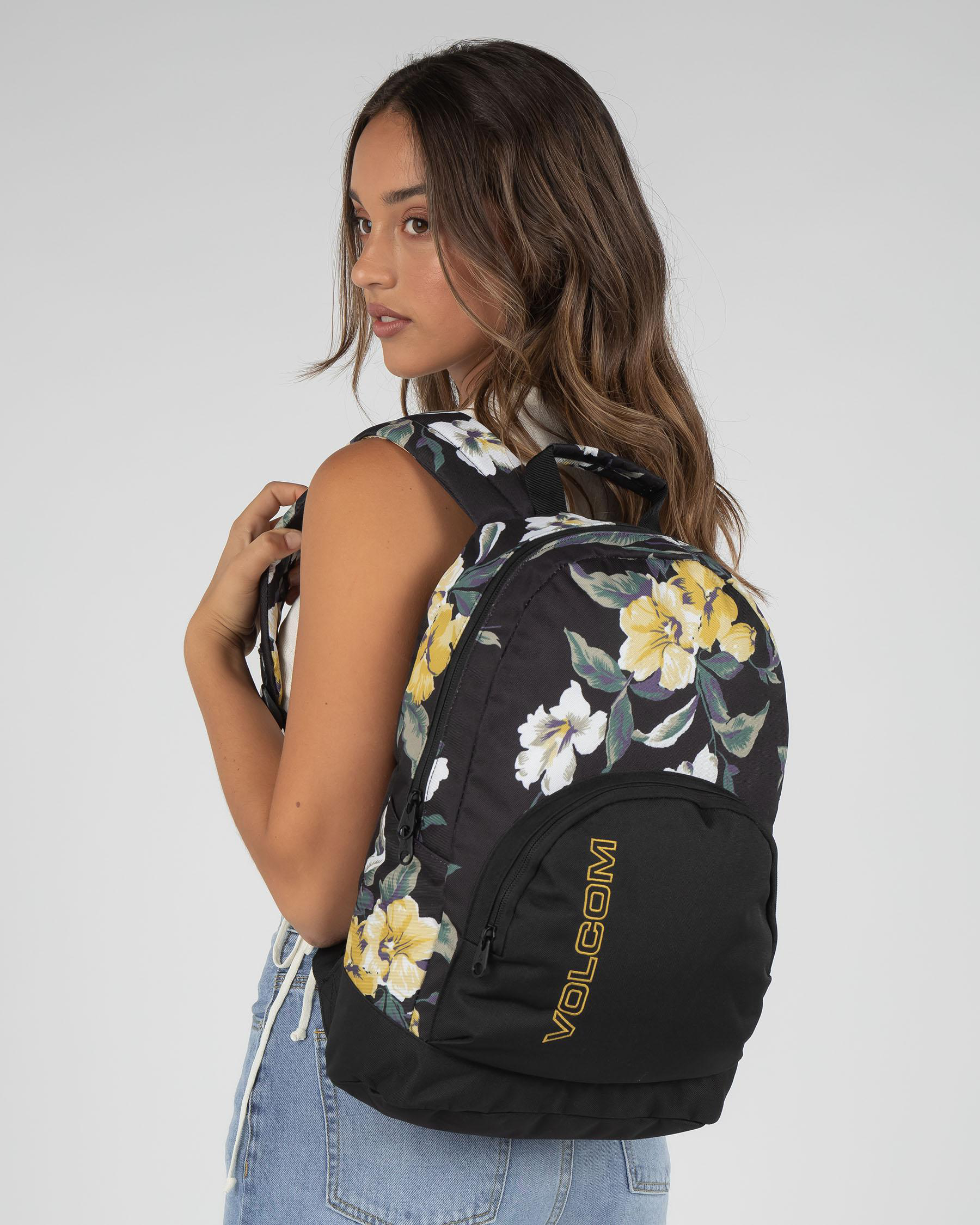 Shop Volcom Patch Attack Retreat Backpack In Black - Fast Shipping & Easy Returns - City Beach ...