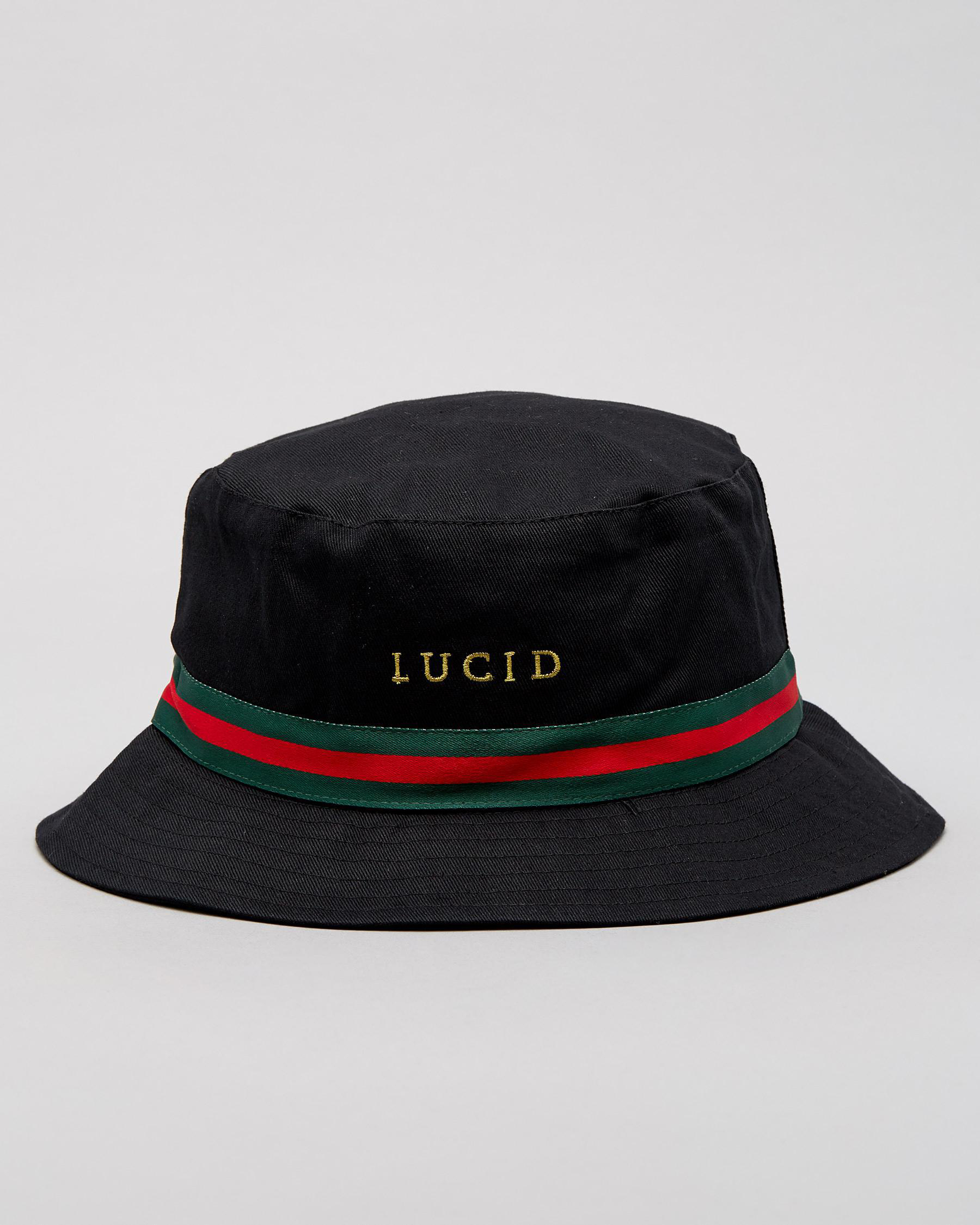 Shop Lucid Banded Bucket Hat In Black - Fast Shipping & Easy Returns ...