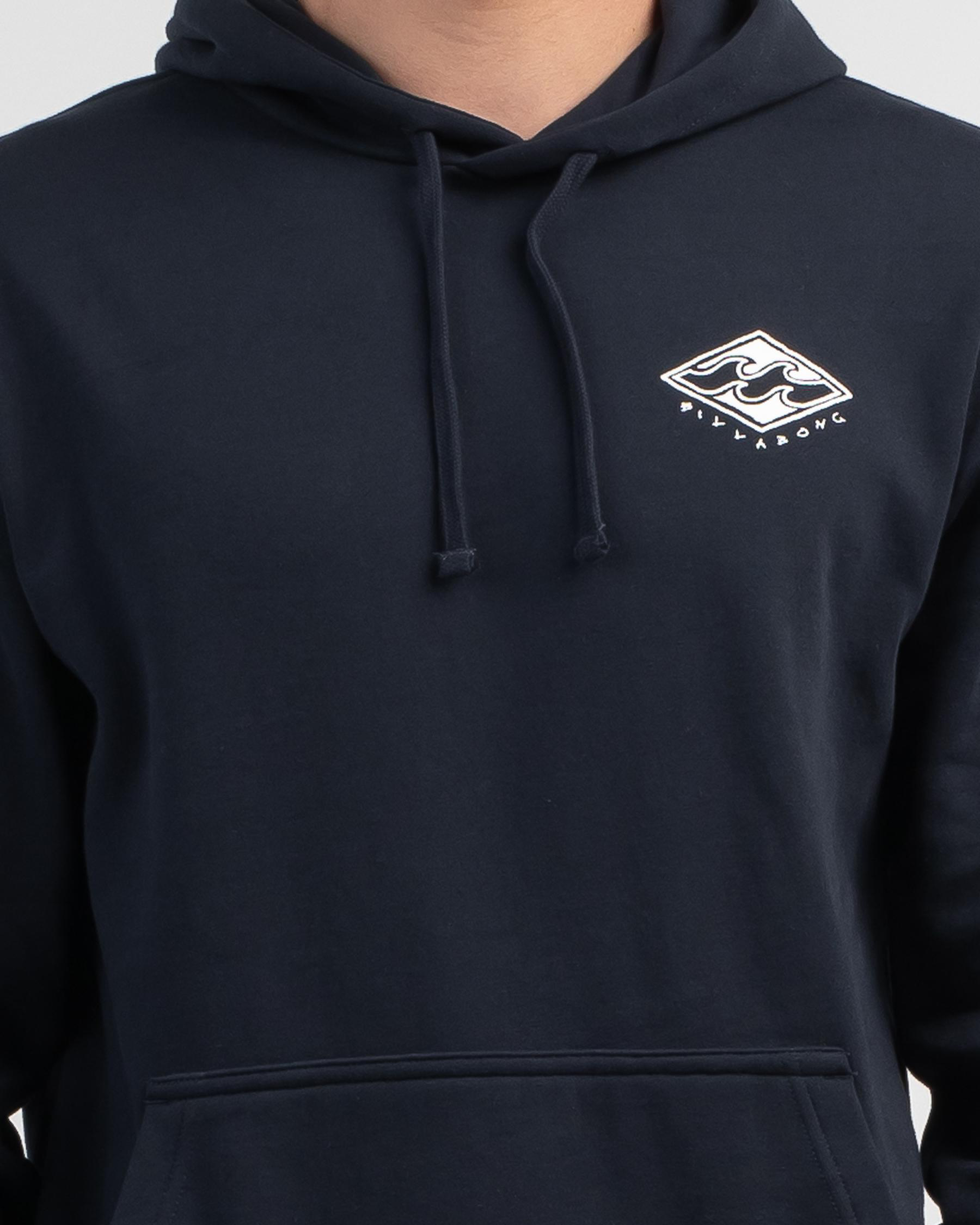 Shop Billabong Diamond Pop Hoodie In Navy - Fast Shipping & Easy ...