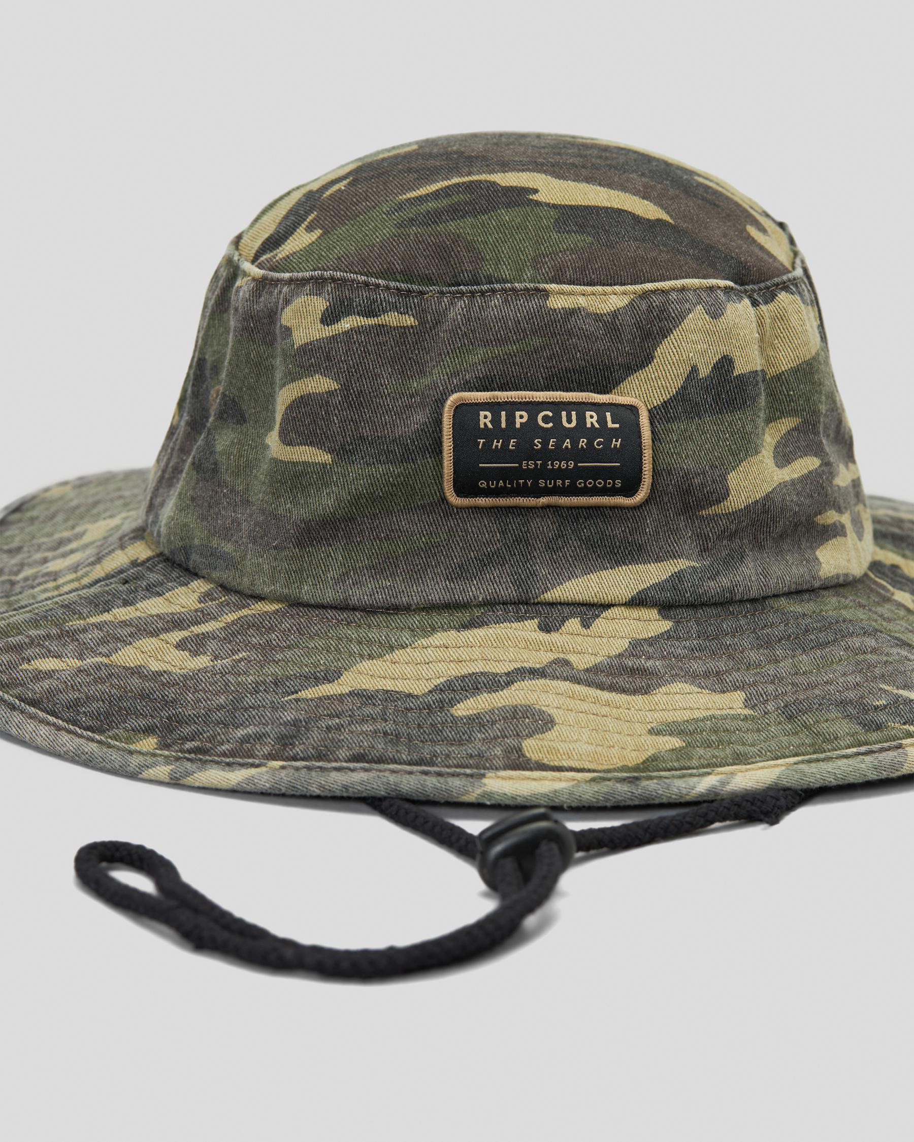 Rip Curl Crusher Wide Brim Hat In Olive - Fast Shipping & Easy Returns ...