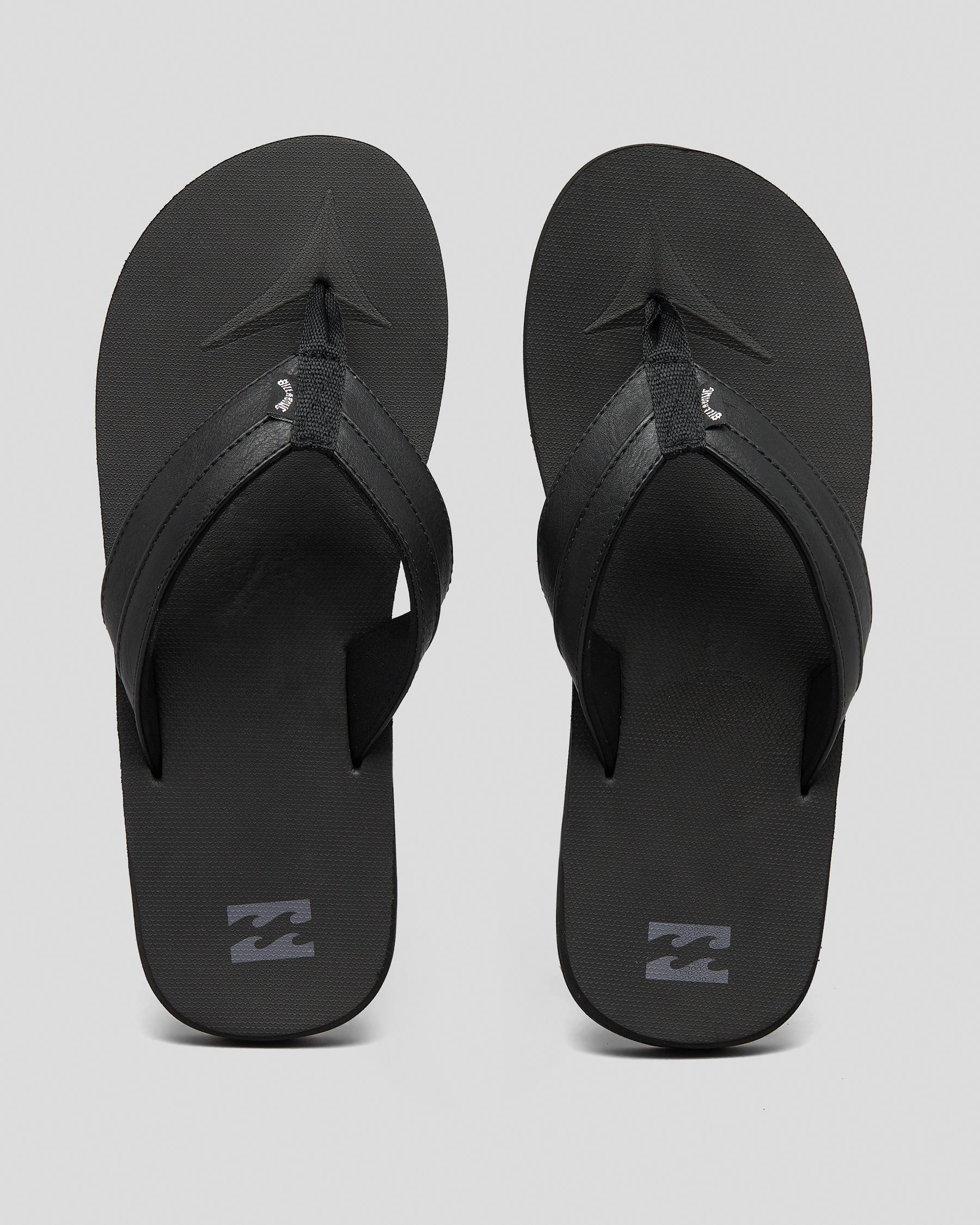 Shop Billabong All Day Impact Thongs In Stealth - Fast Shipping & Easy ...
