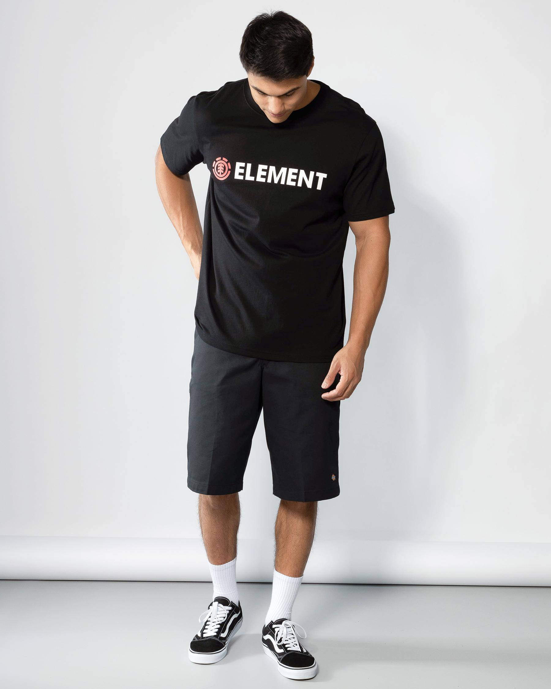 Shop Element Blazin T-Shirt In Flint Black - Fast Shipping & Easy ...