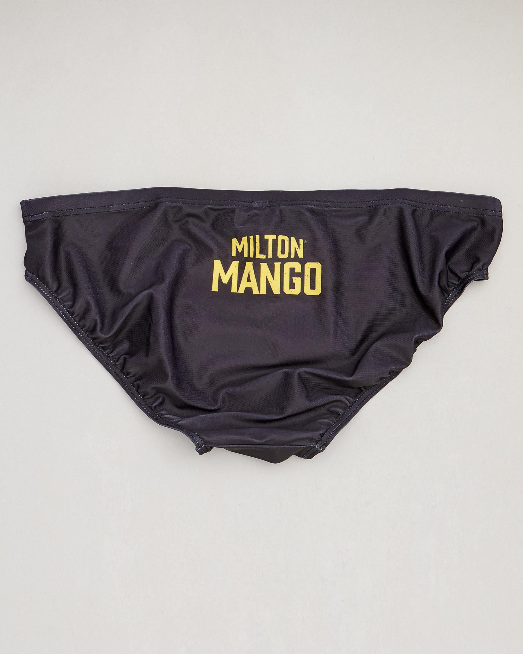 Shop Milton Mango Newstead Swim Briefs In Black - Fast Shipping & Easy ...