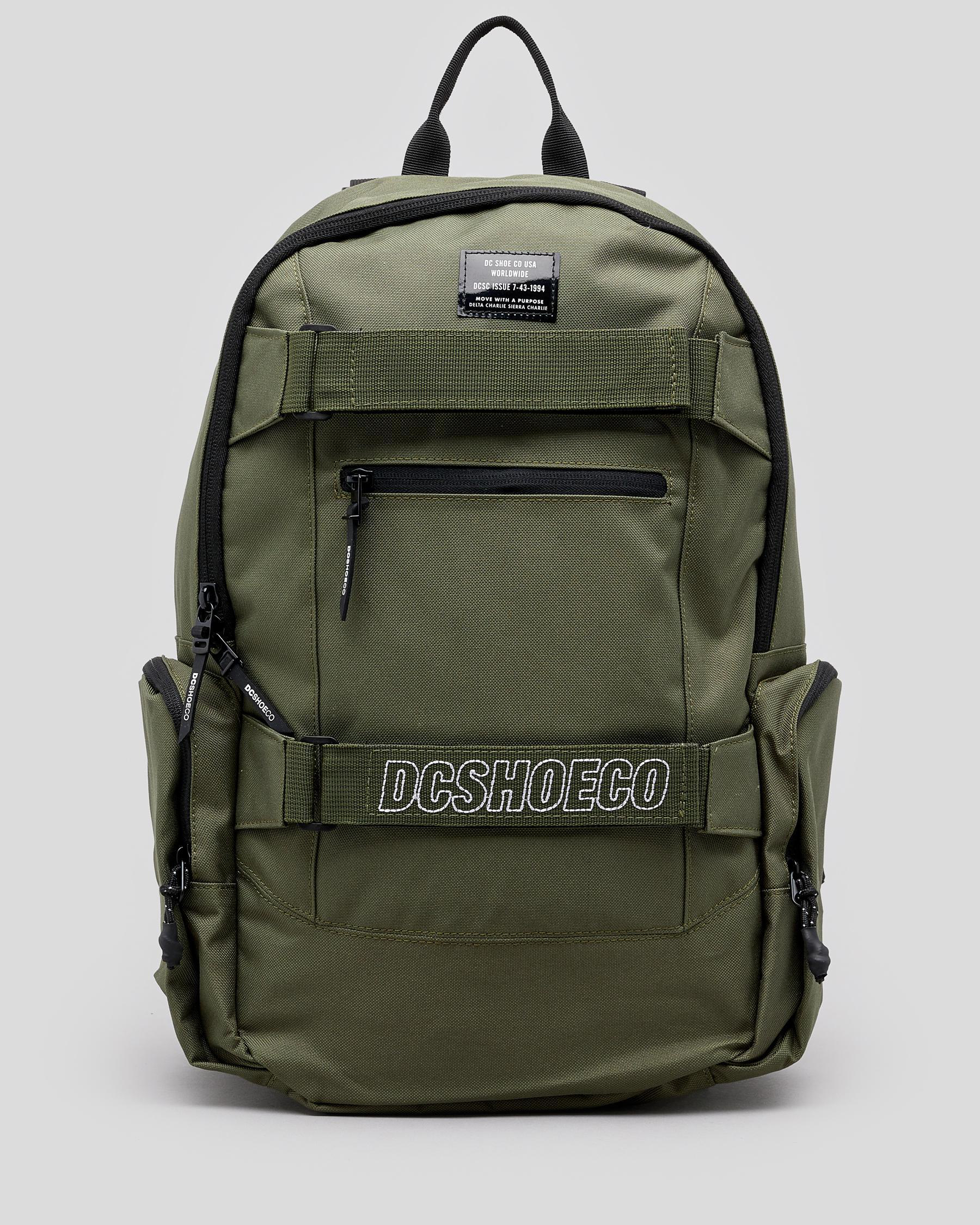 Shop DC Shoes Breed 4 Backpack In Ivy Green - Fast Shipping & Easy ...