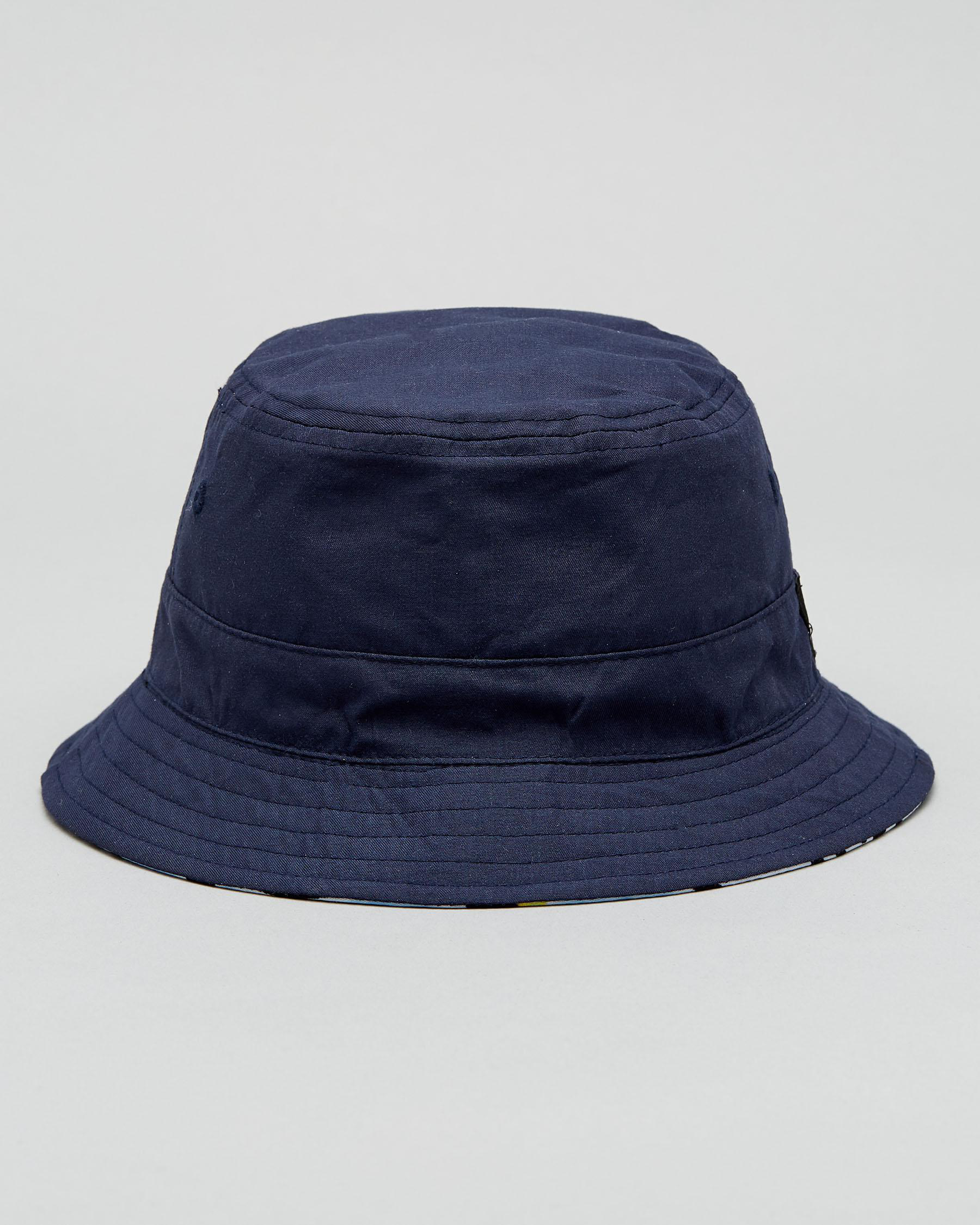 Shop Quiksilver Boys' Rust Buster Bucket Hat In Moonlit Ocean - Fast ...
