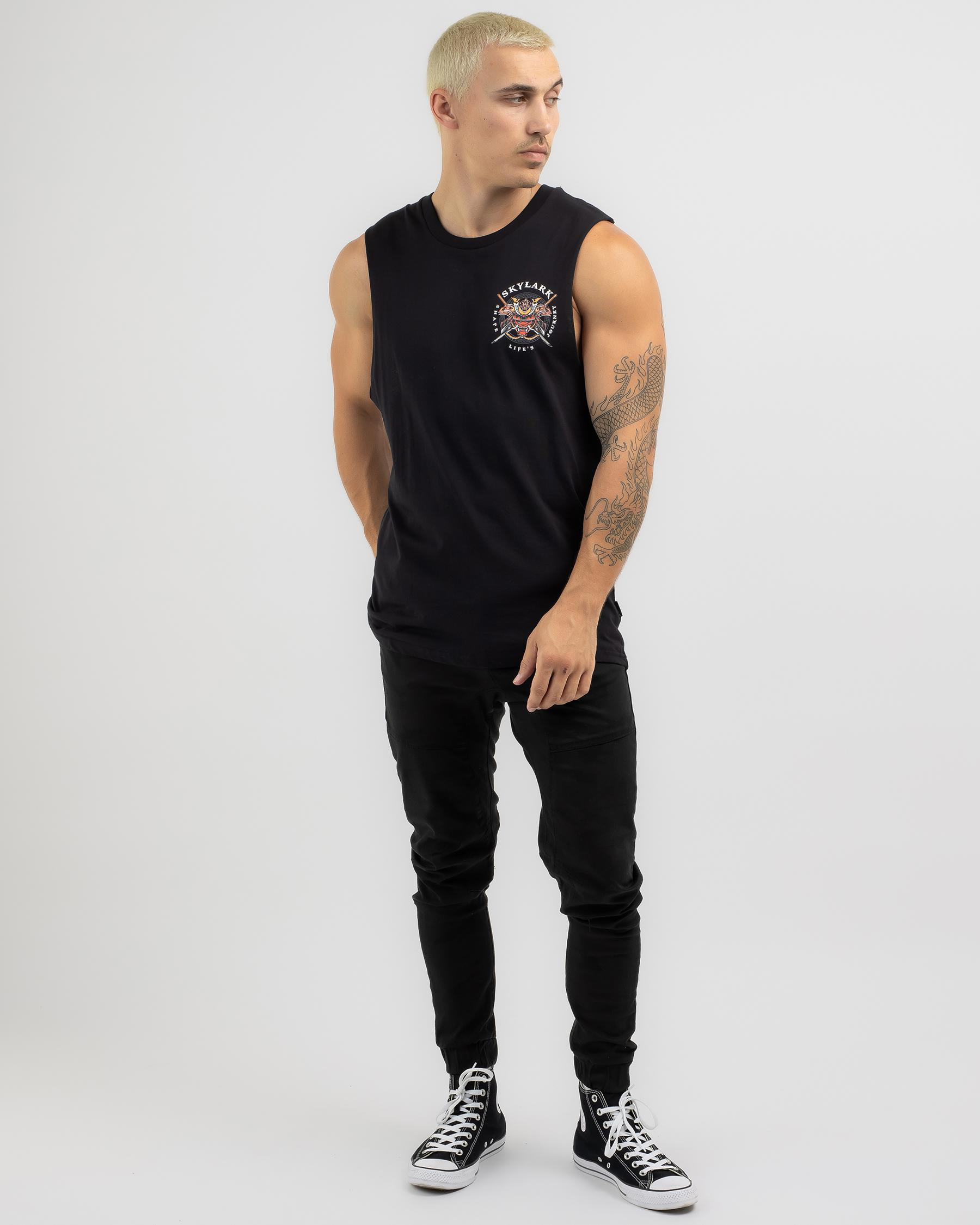 Shop Skylark Warrior Muscle Tank In Black - Fast Shipping & Easy ...
