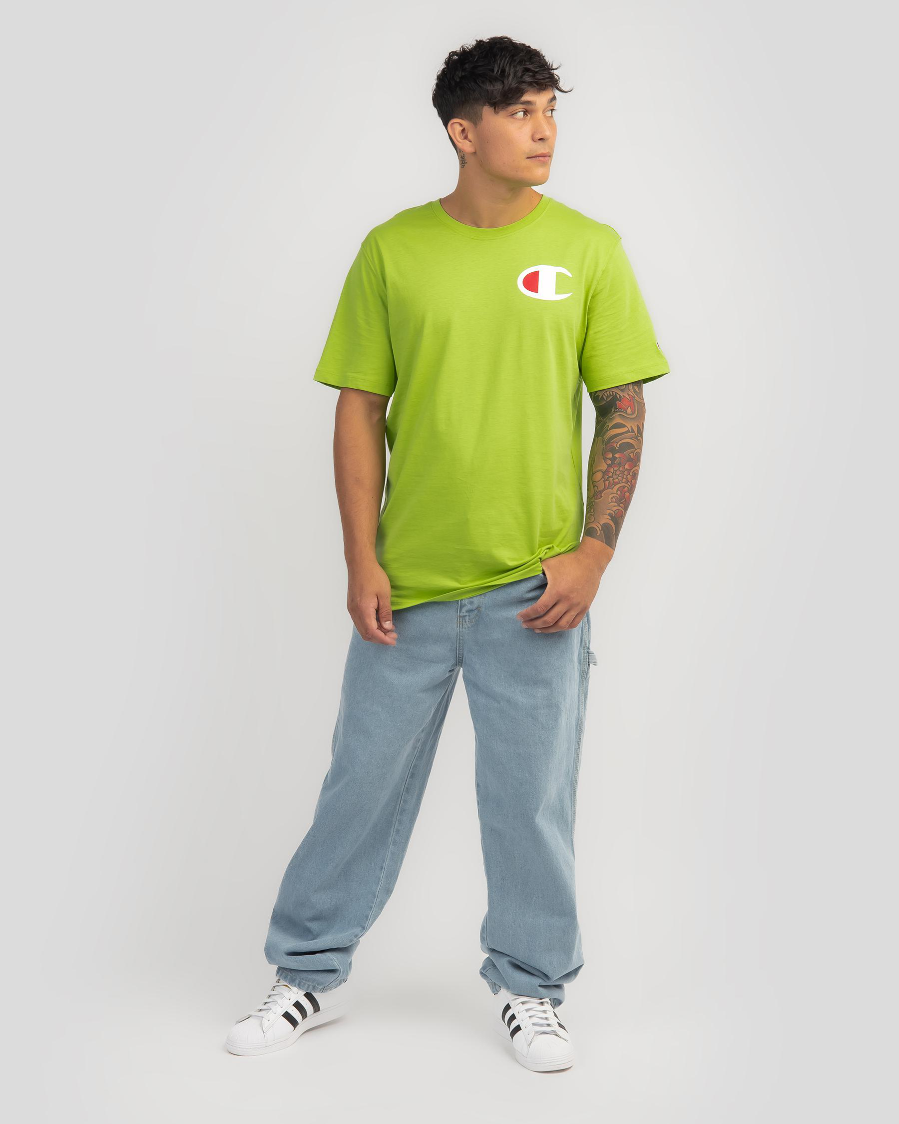 Shop Champion C Logo T-Shirt In Wannabe - Fast Shipping & Easy Returns ...