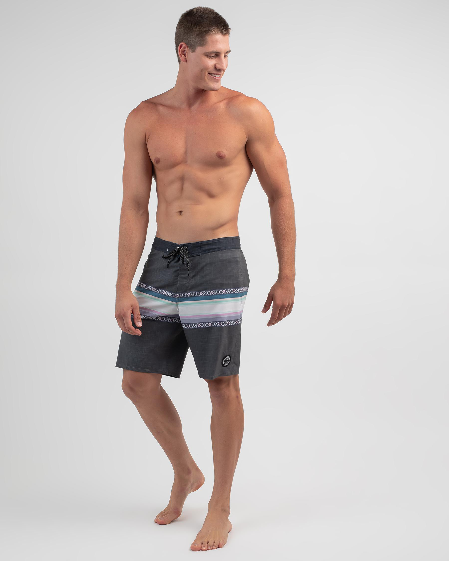 Shop Quiksilver Surfsilk Sun Faded Board Shorts In Tarmac - Fast ...