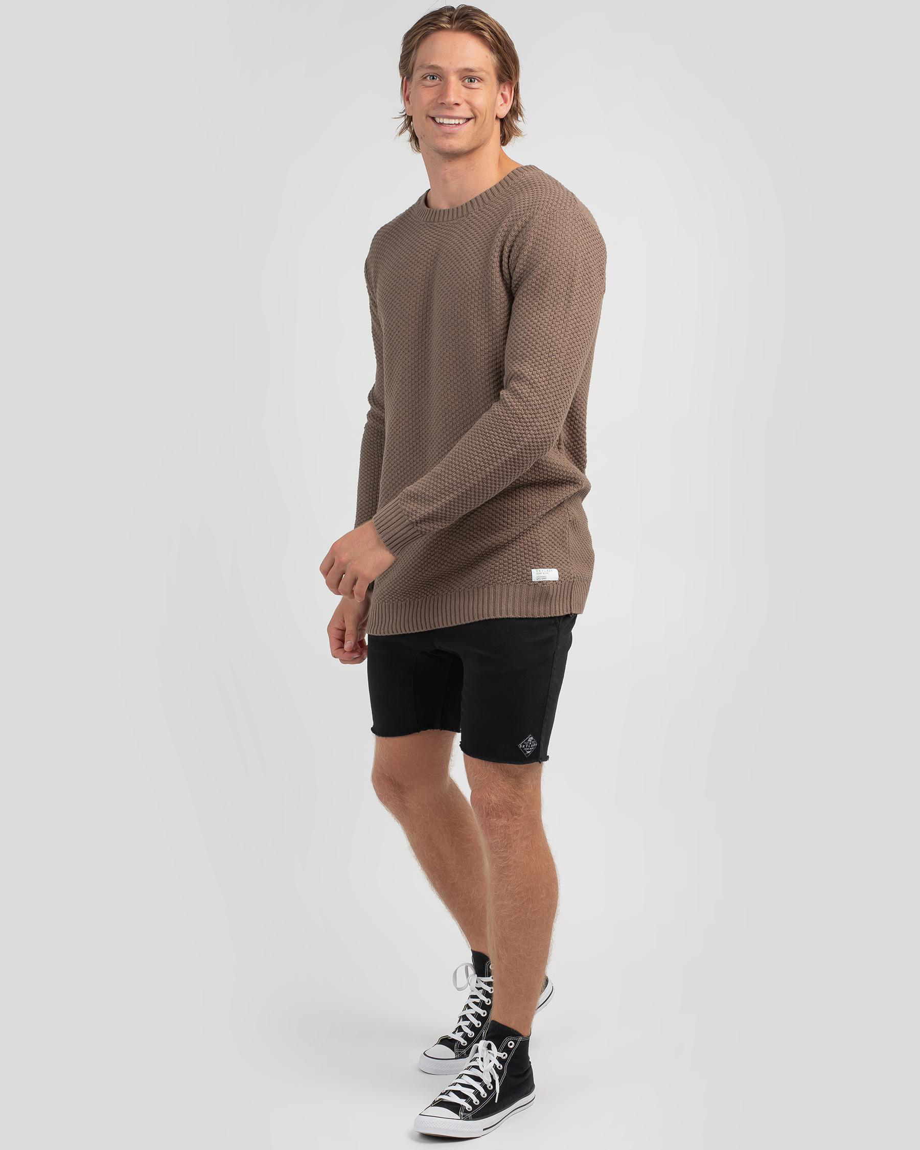 Shop Skylark Hemp Knit Jumper In Olive - Fast Shipping & Easy Returns ...