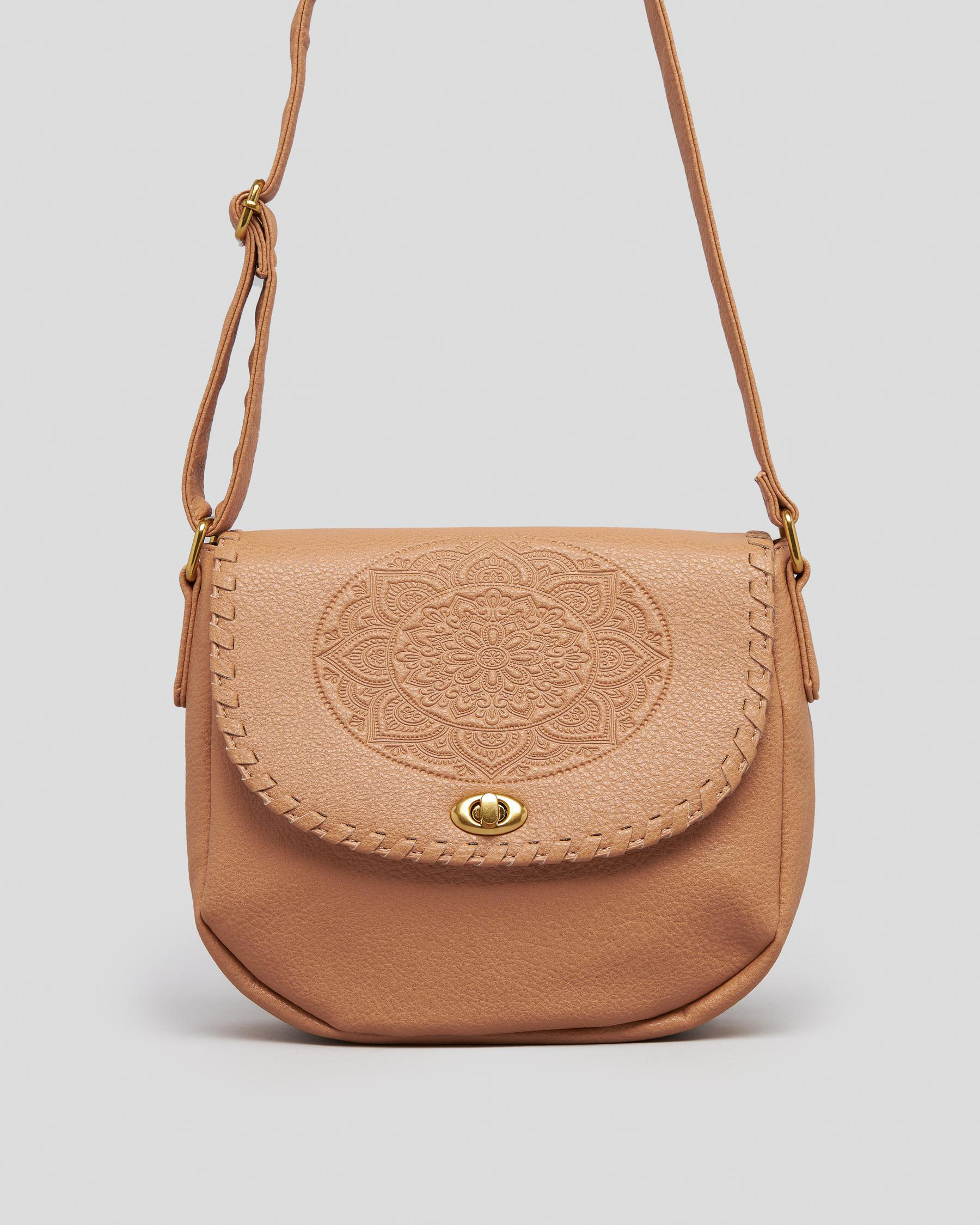 Shop Mooloola Deja Hand Bag In Tan - Fast Shipping & Easy Returns ...