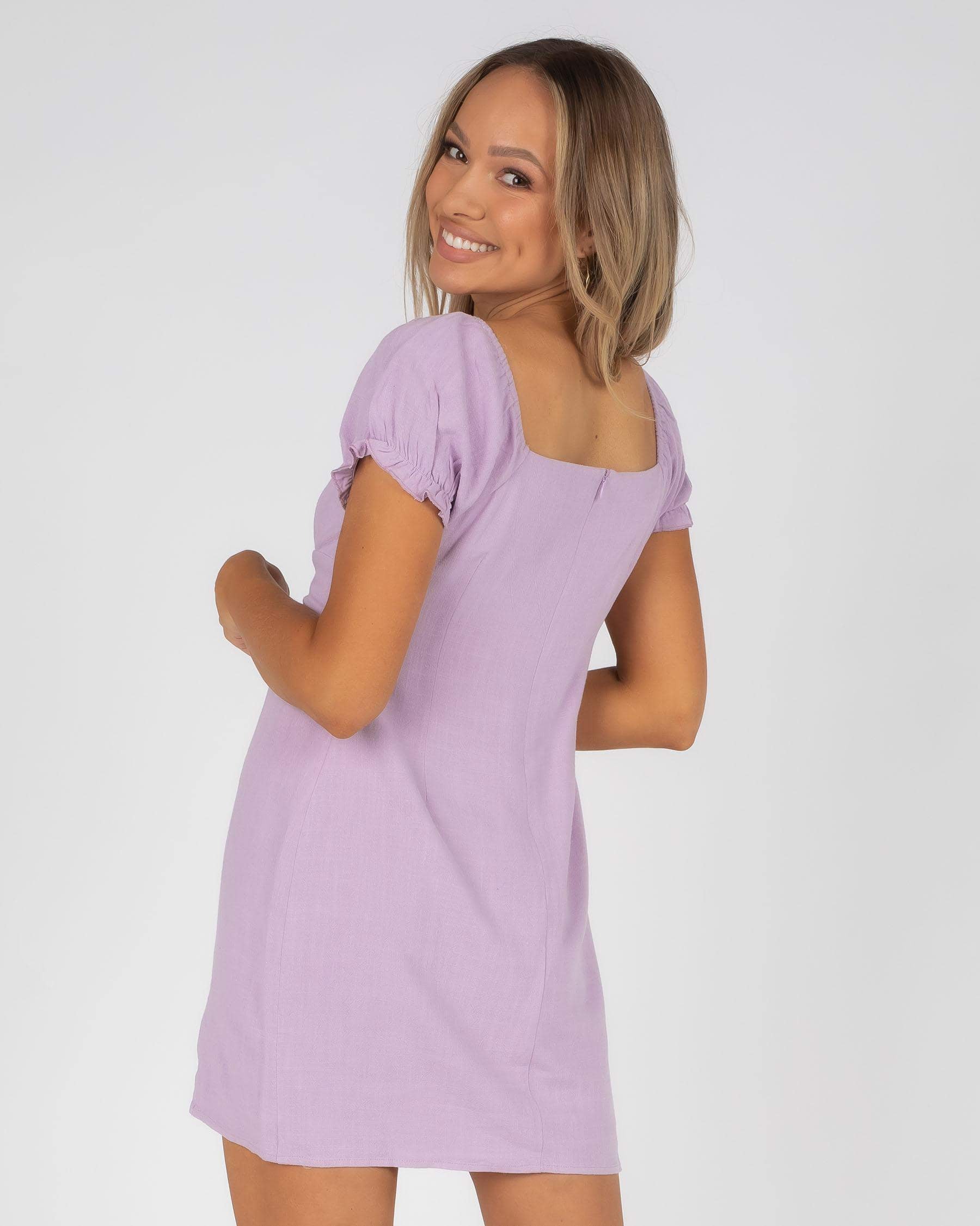 Shop Mooloola Karleena Dress In Lilac - Fast Shipping & Easy Returns ...